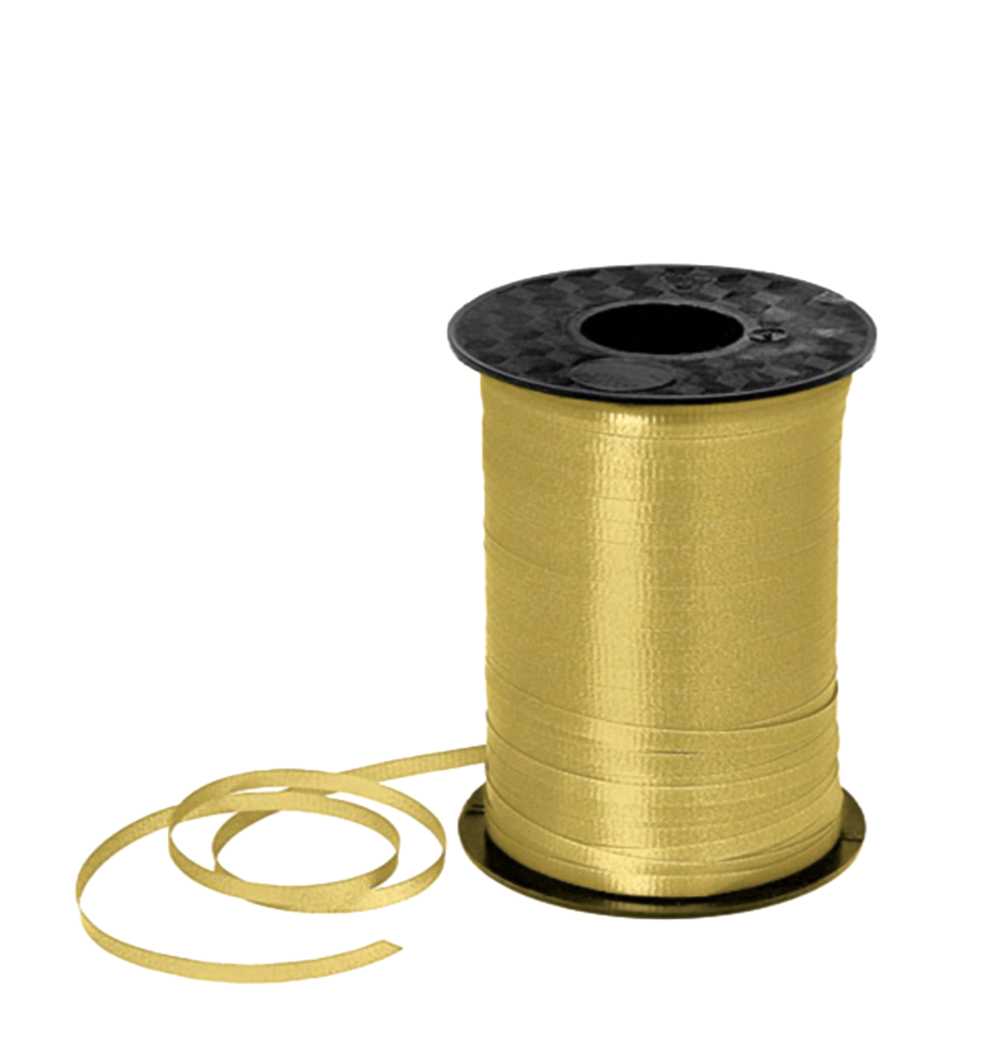 500yrds Curling Ribbon – Gold – Party Time Dubai