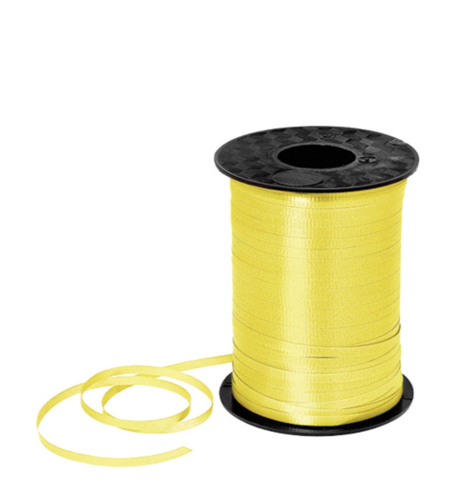 500yrds Curling Ribbon – Yellow – Party Time Dubai