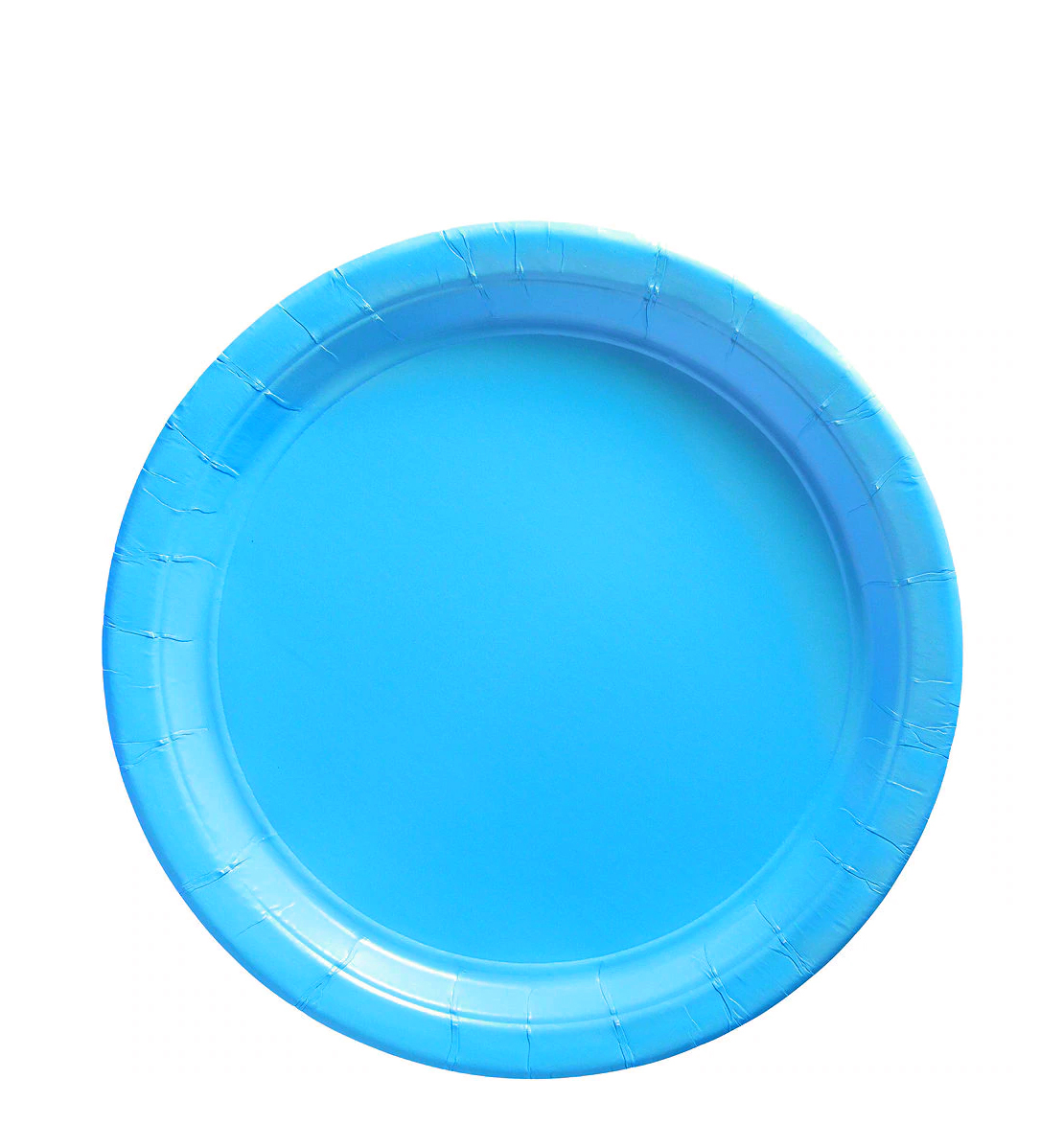 6-Pieces 9″ Disposable Paper Plates – Blue – Party Time Dubai