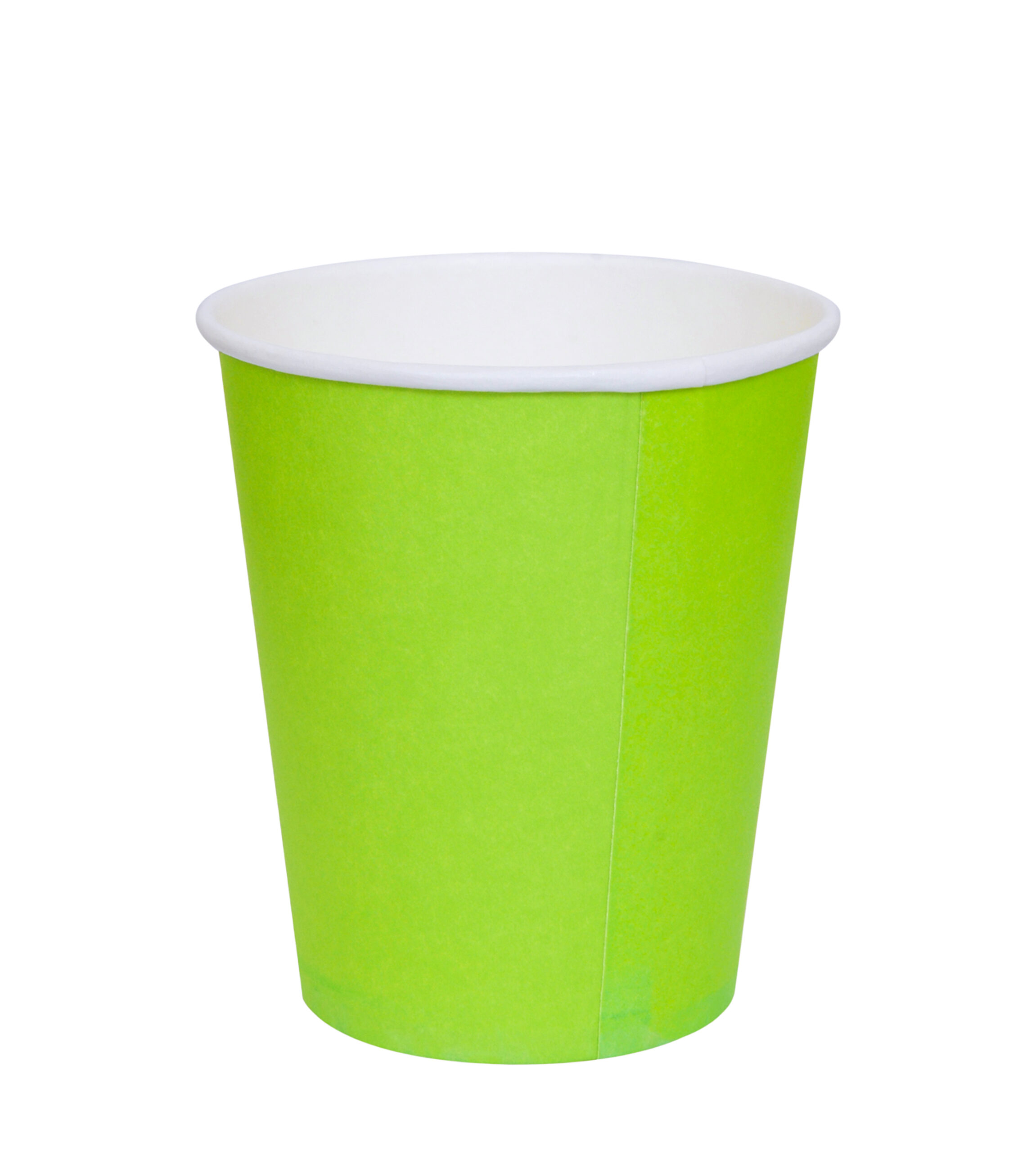 6-Pieces 9oz Disposable Paper Cups – Light Green – Party Time Dubai