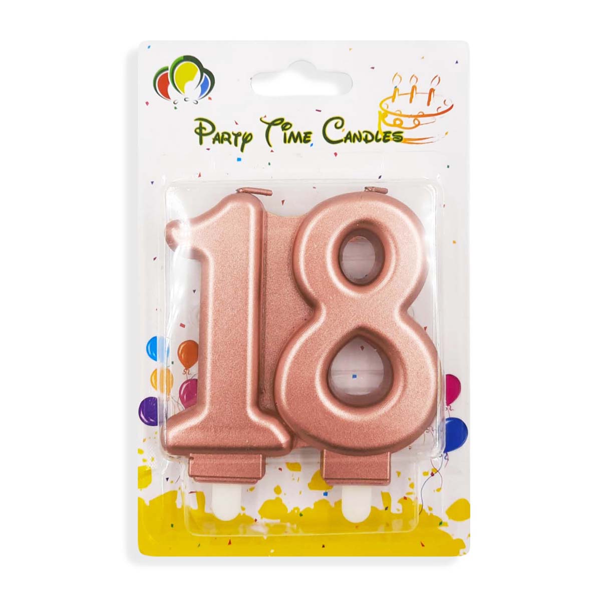 Number 18 Candle, Birthday Candle – Party Time Dubai