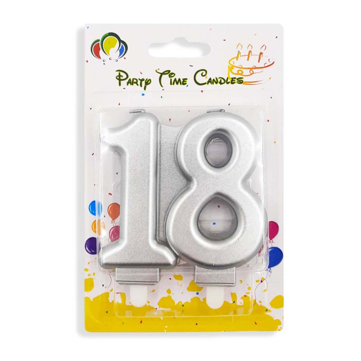Number 18 Candle, Birthday Candle – Party Time Dubai