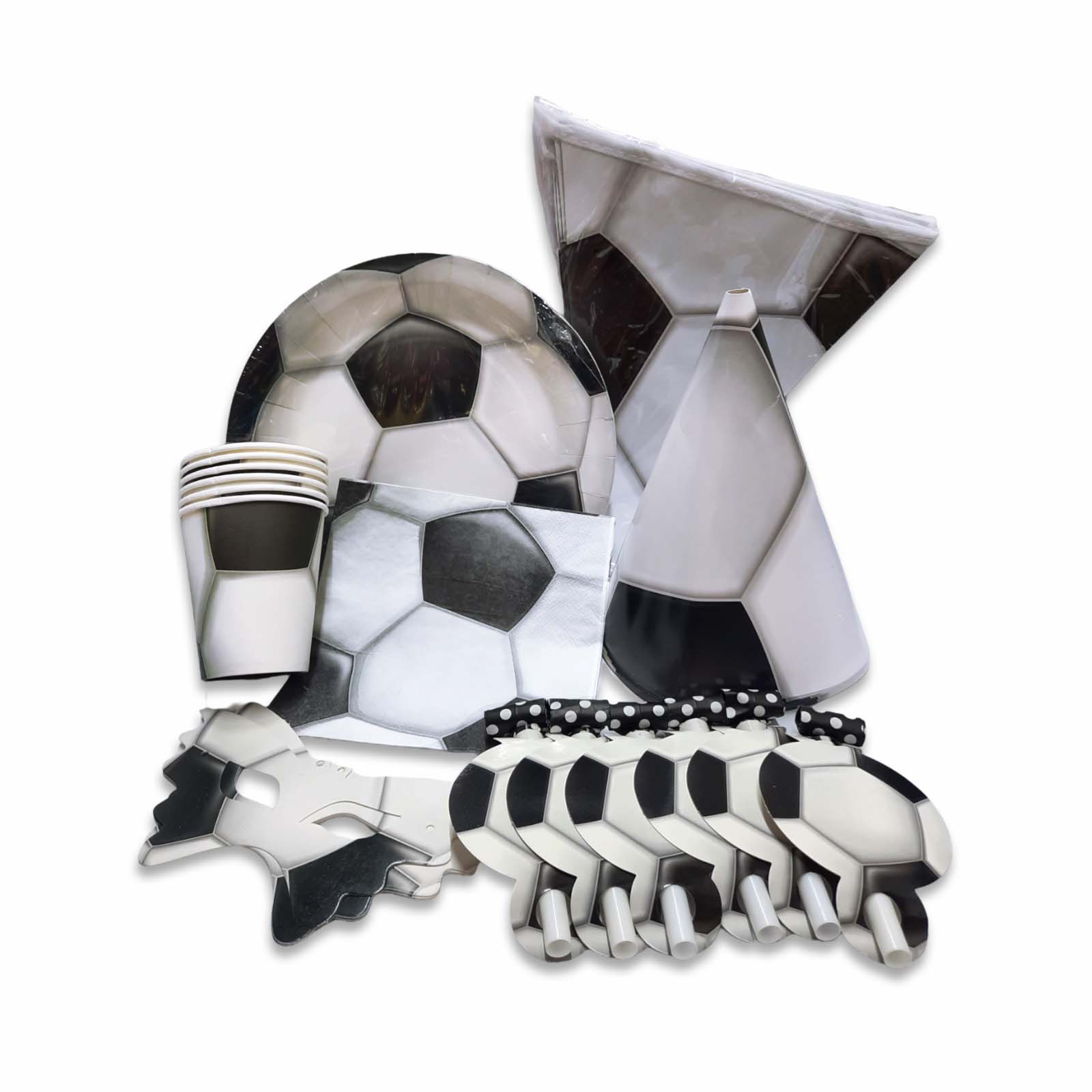 37-Pieces Football Party Pack Disposable Party Tableware – Party ...