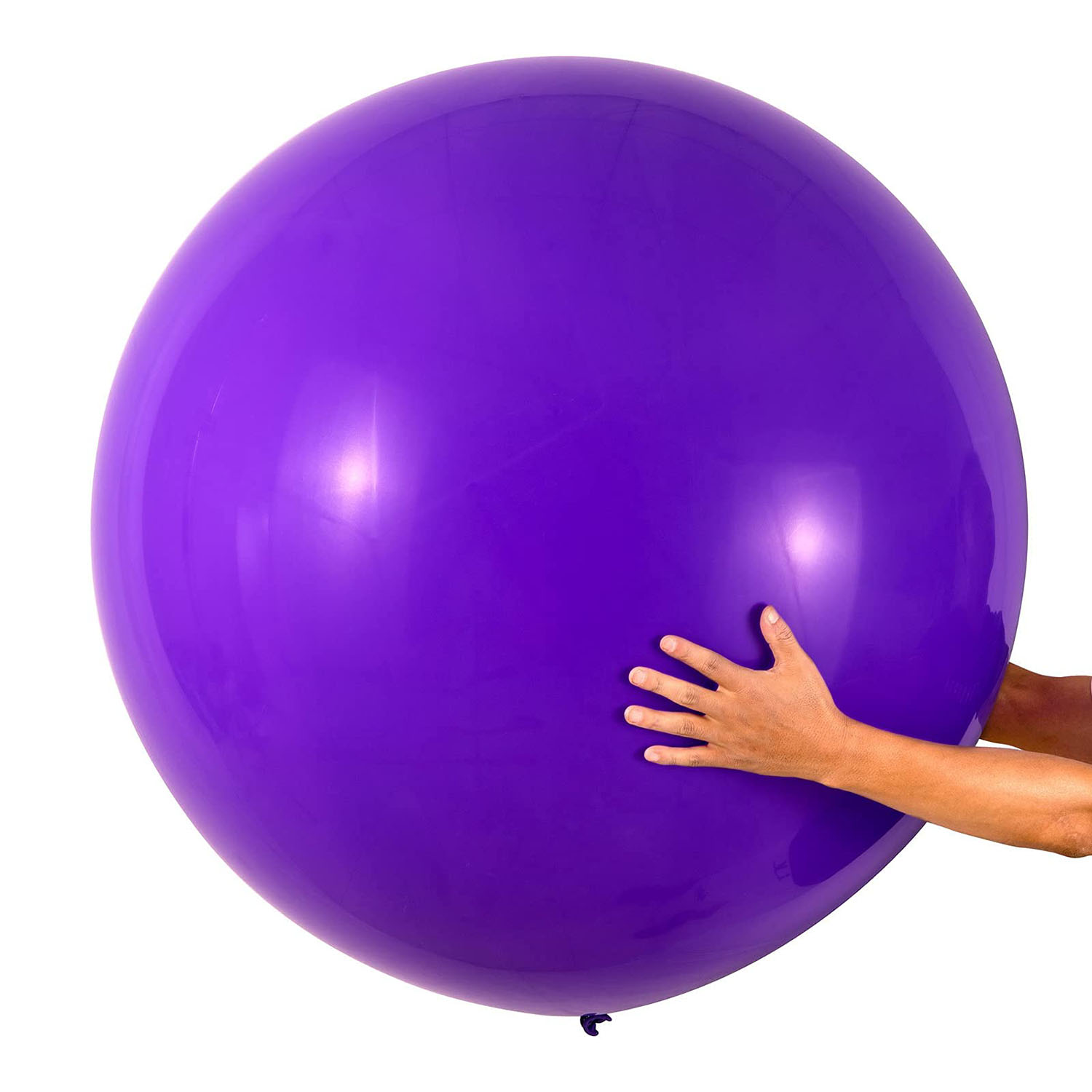1pc 36″ Plain Jumbo Latex Balloon – Hot Purple – Party Time Dubai