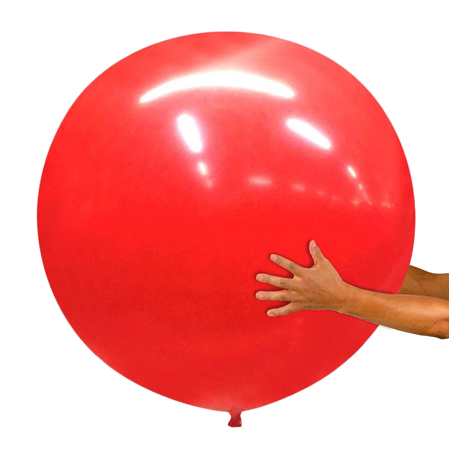 1pc 36″ Plain Jumbo Latex Balloon – Red – Party Time Dubai