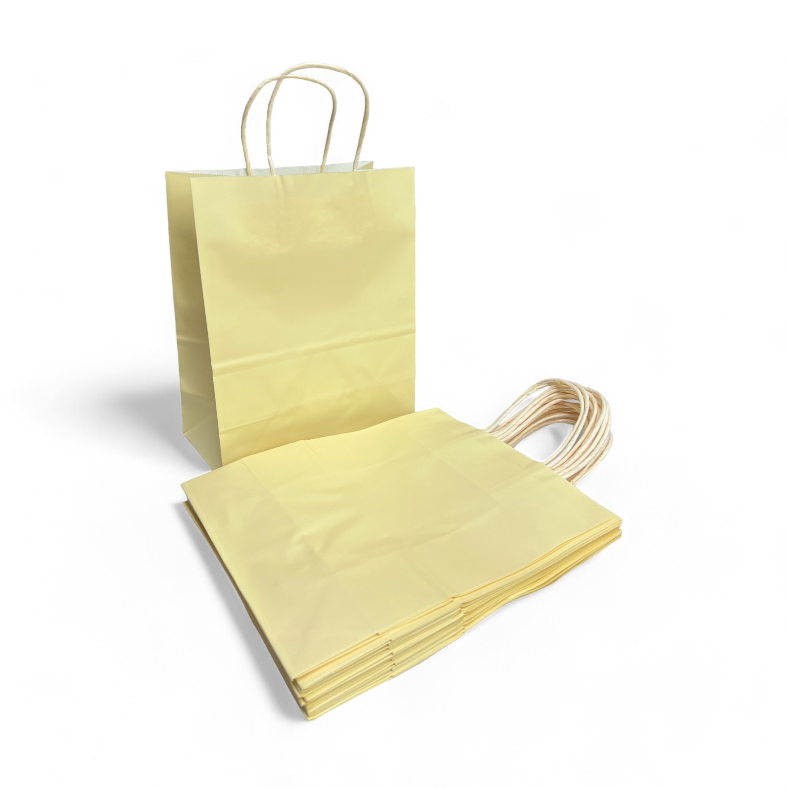 12-Pieces 27x21x11cm Beige Kraft Bags – Party Favor Bag & Gift Paper ...