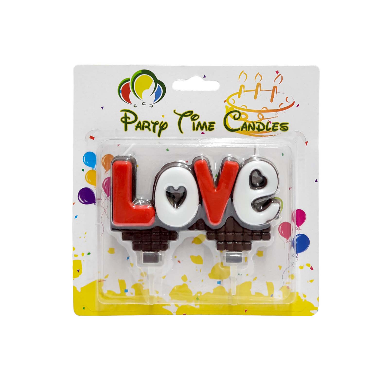 1pc Chocolate Bar Love Candle, Cake Topper – Party Time Dubai