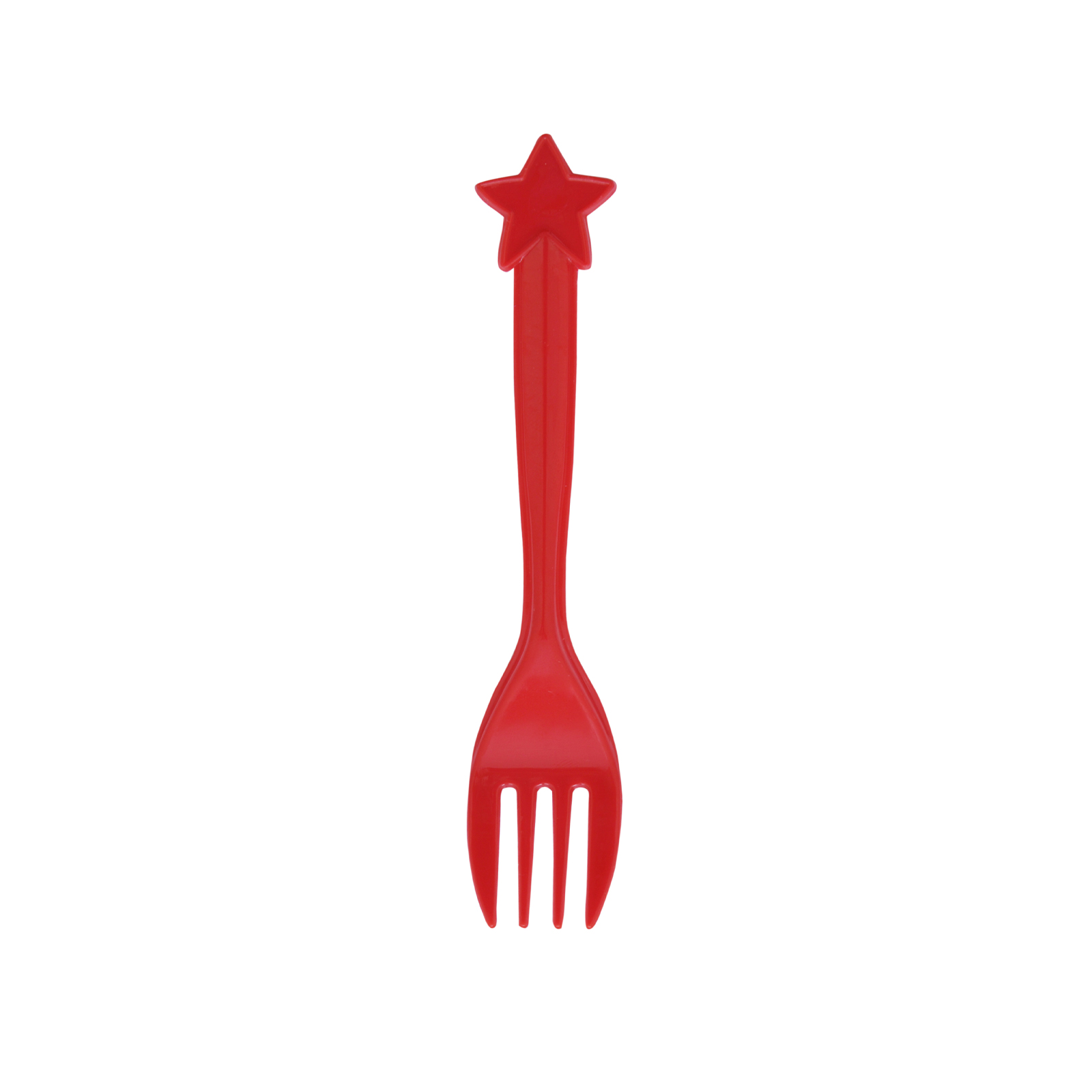 6-Pieces Red Disposable Fork – Party Supplies – Party Time Dubai