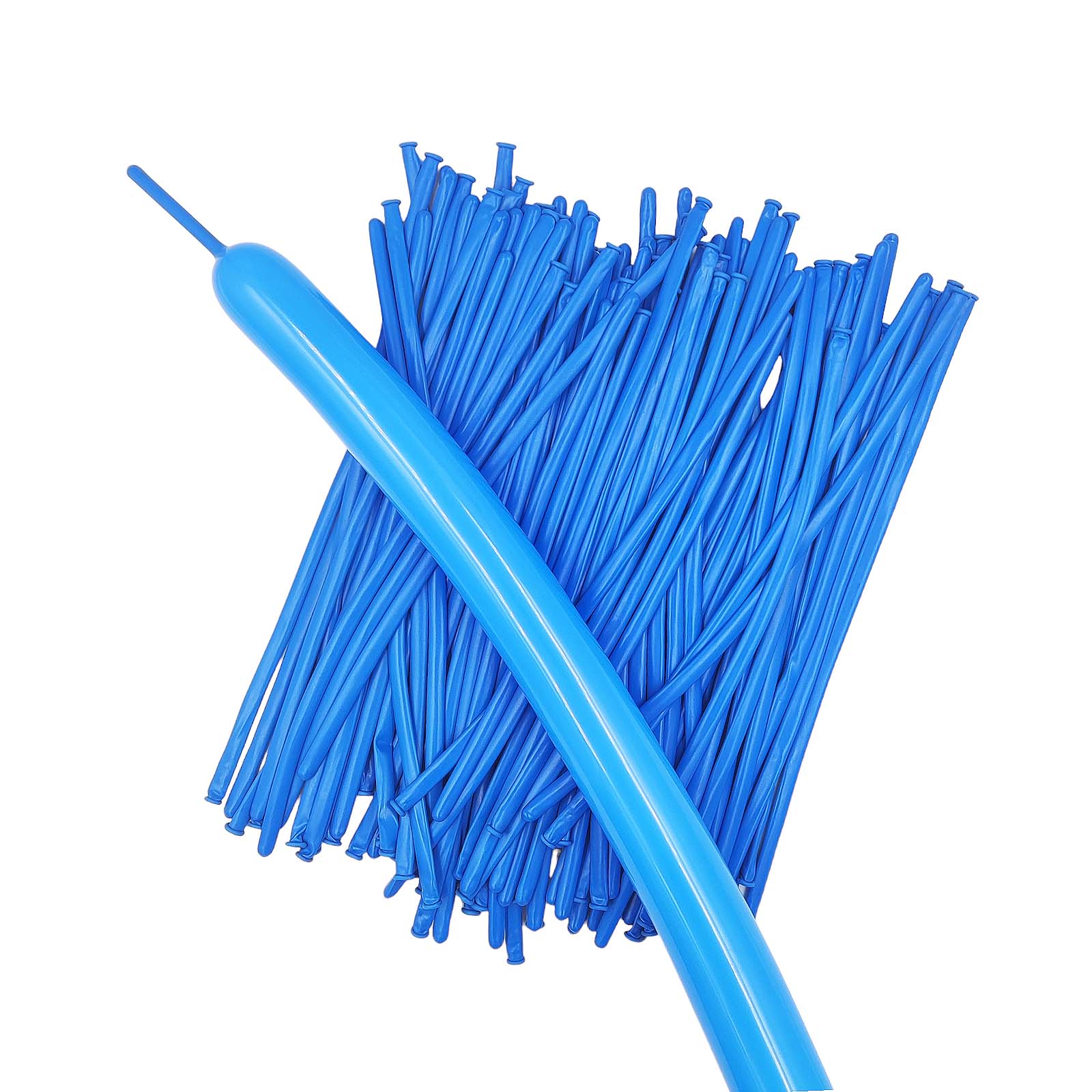 100-Pieces 260q Long Balloons, Dark Blue – Party Time Dubai