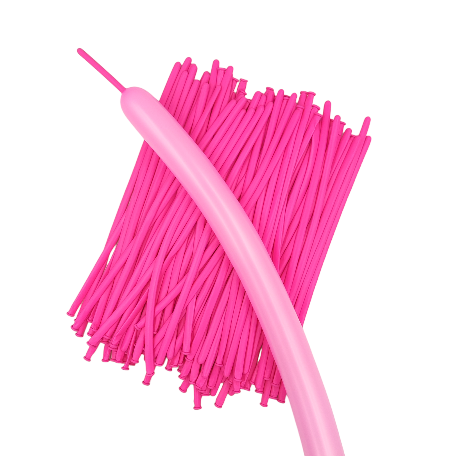 100-Pieces 260q Long Balloons, Pink – Party Time Dubai