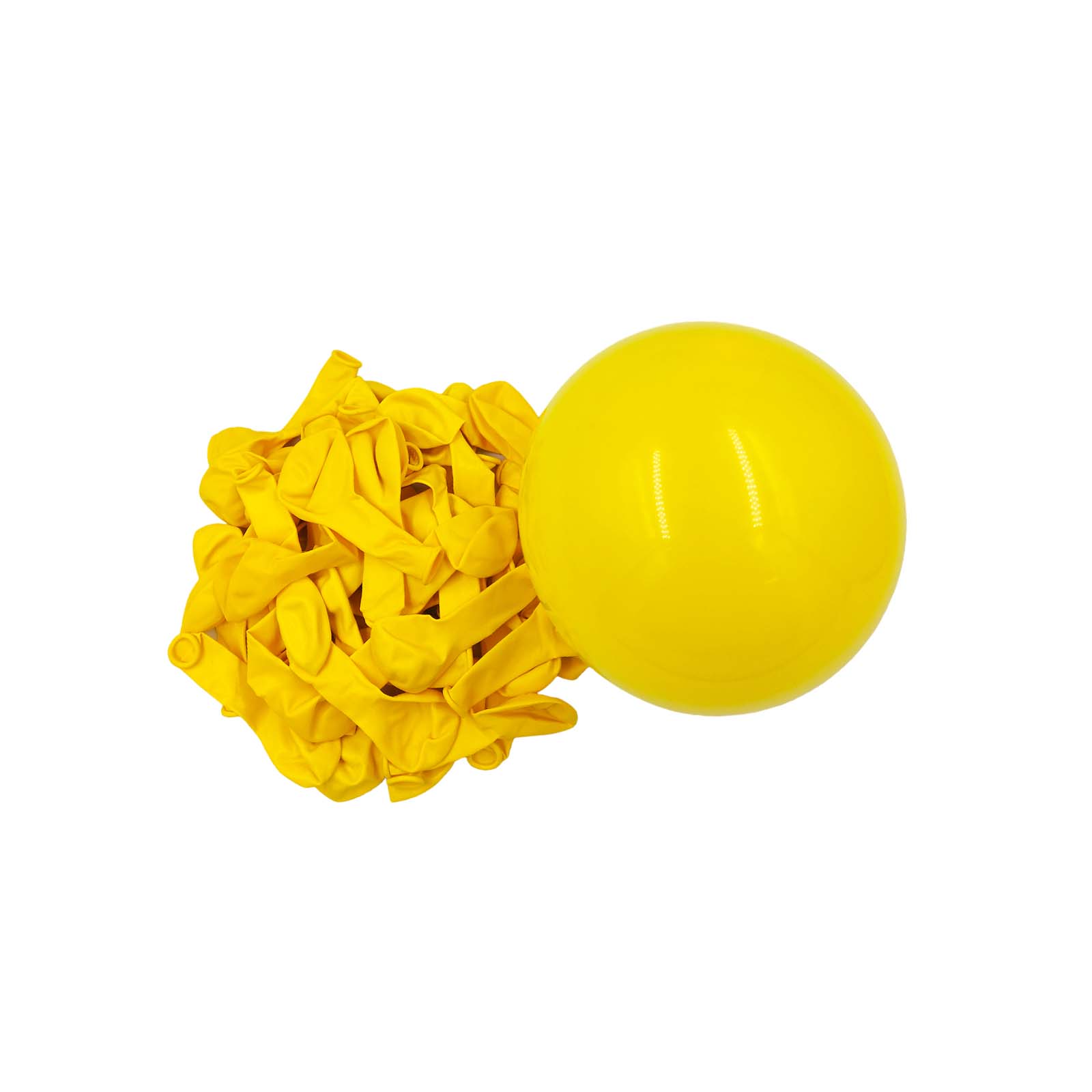 50-Pieces 5inch Standard Yellow Latex Balloon – Party Time Dubai