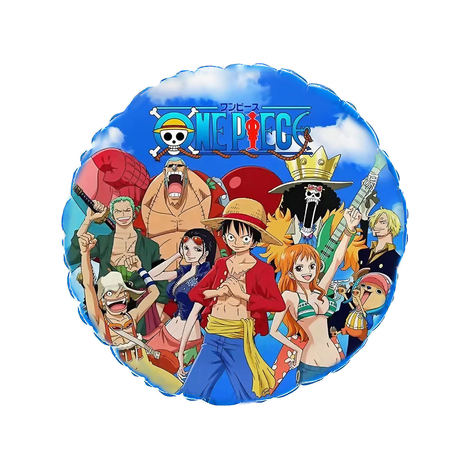 1pc 18″ One Piece Foil Balloon, One Piece Theme Birthday Decorations ...