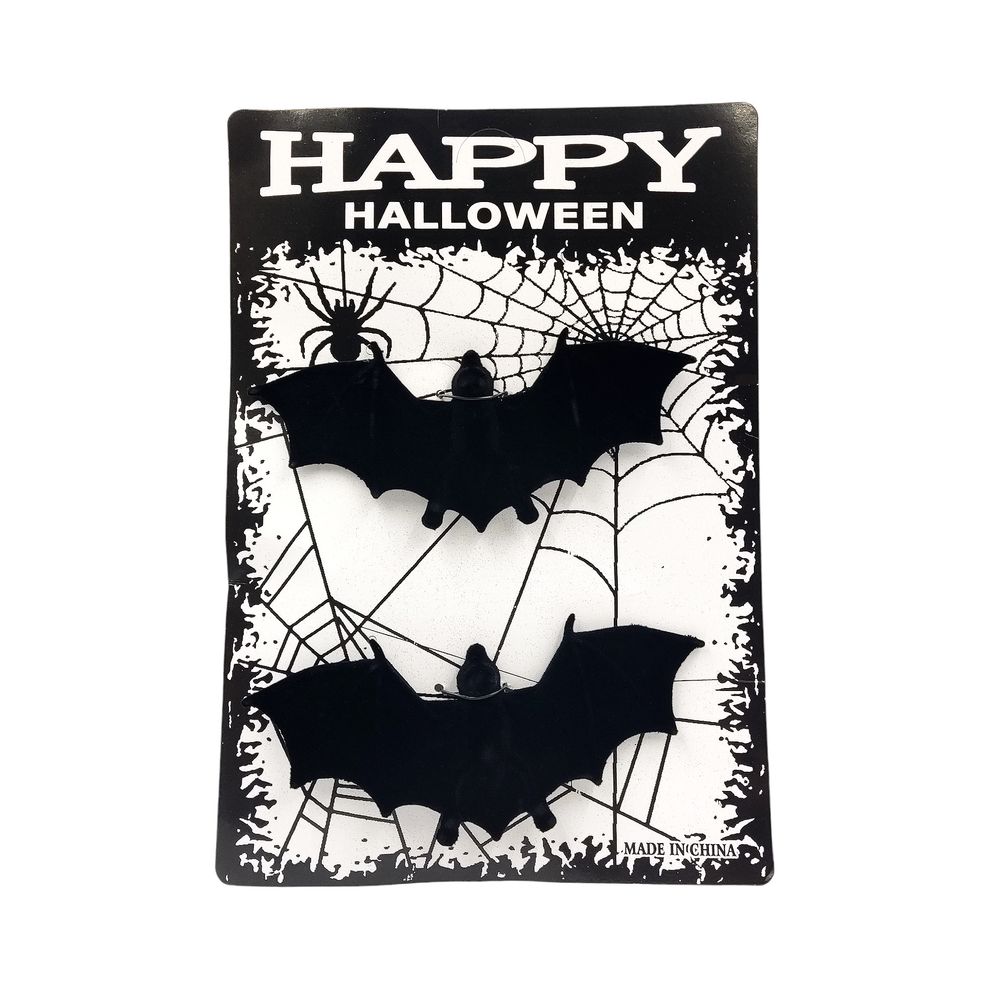 2-Pieces 14.5x7cm Black Bats Halloween Decorations – Party Time Dubai