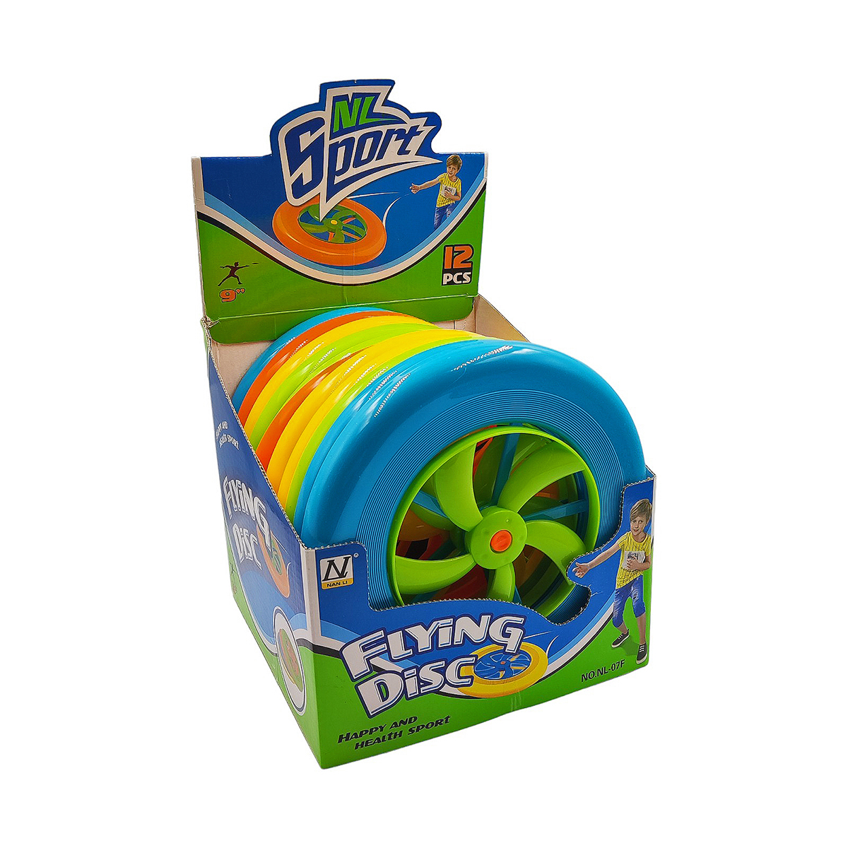 1 Box of 12pcs Assorted Colors Flying Saucer Disc, Frisbee Toys ...