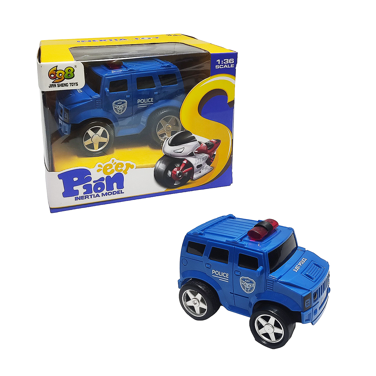6x9cm Blue Police Car, Vehicle Toy Collection – Party Favors & Gifts ...