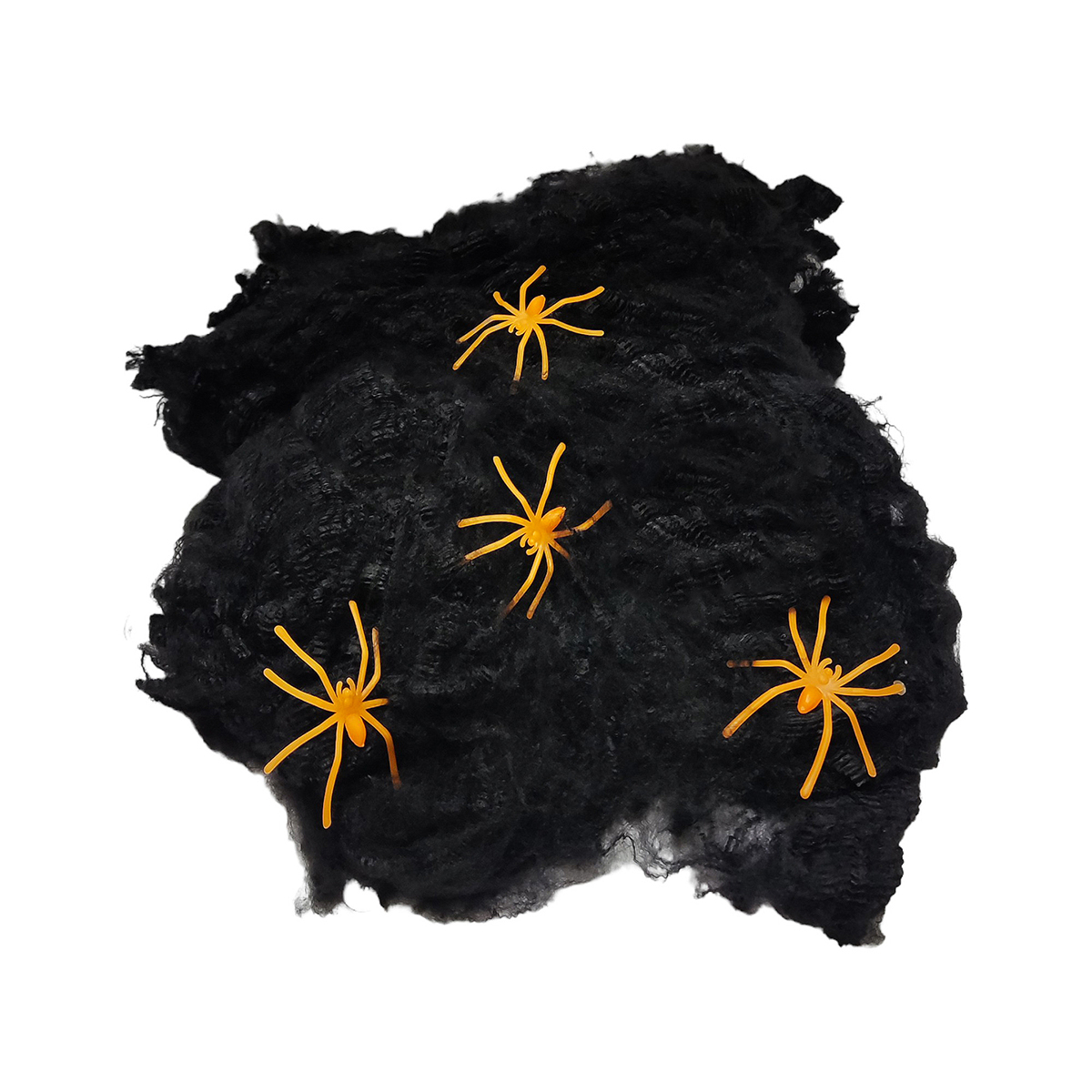 60grams Stretchable Spider Web & Small Spiders, Black – Halloween ...