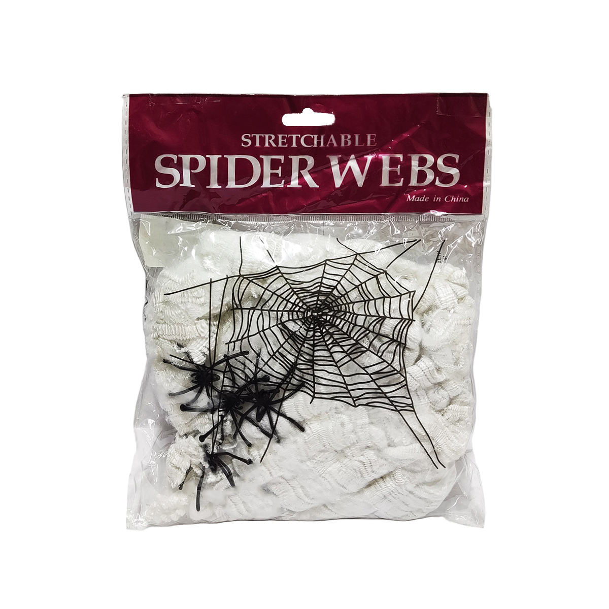 60grams Stretchable Spider Web & Small Spiders, White – Halloween ...