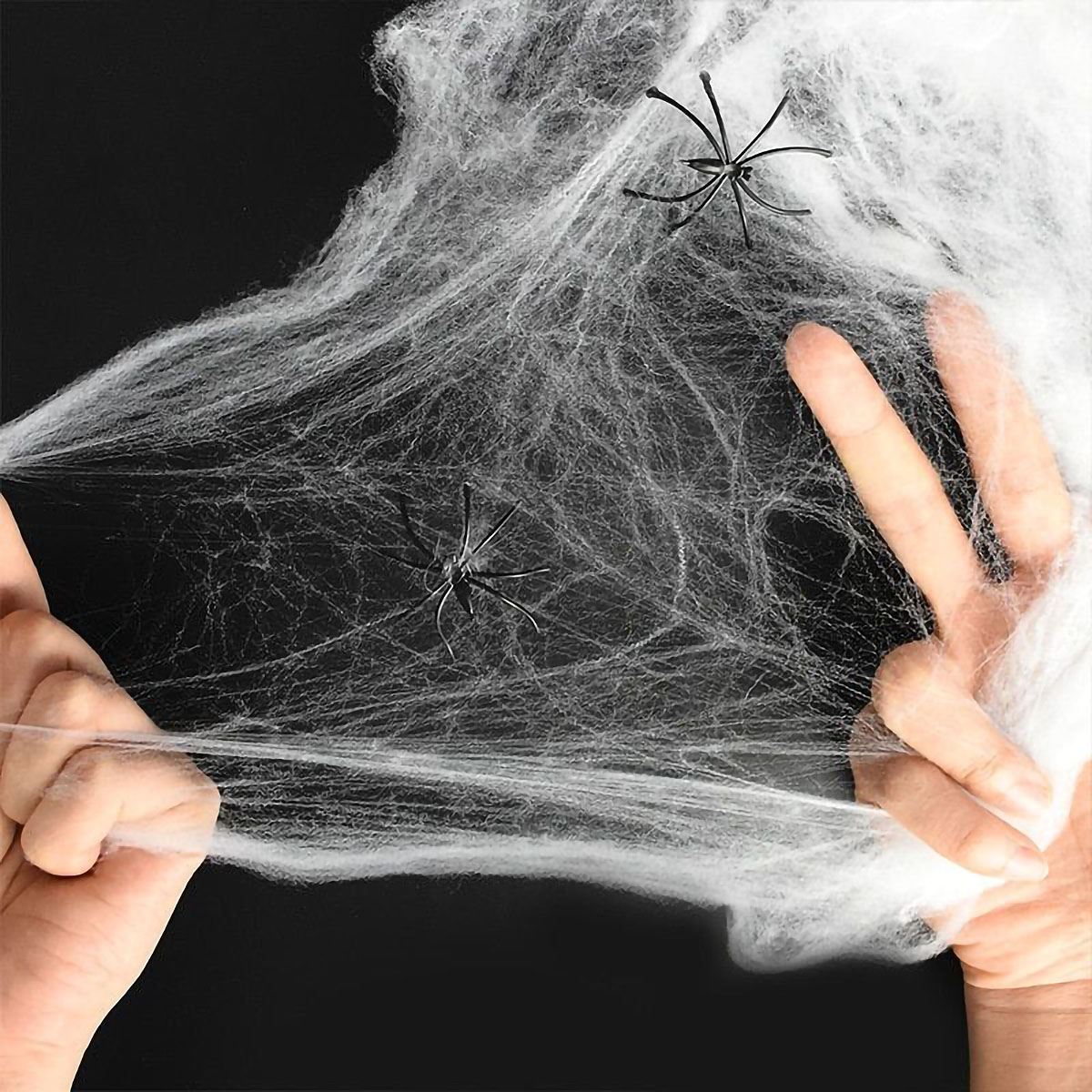 60grams Stretchable Spider Web & Small Spiders, White – Halloween ...