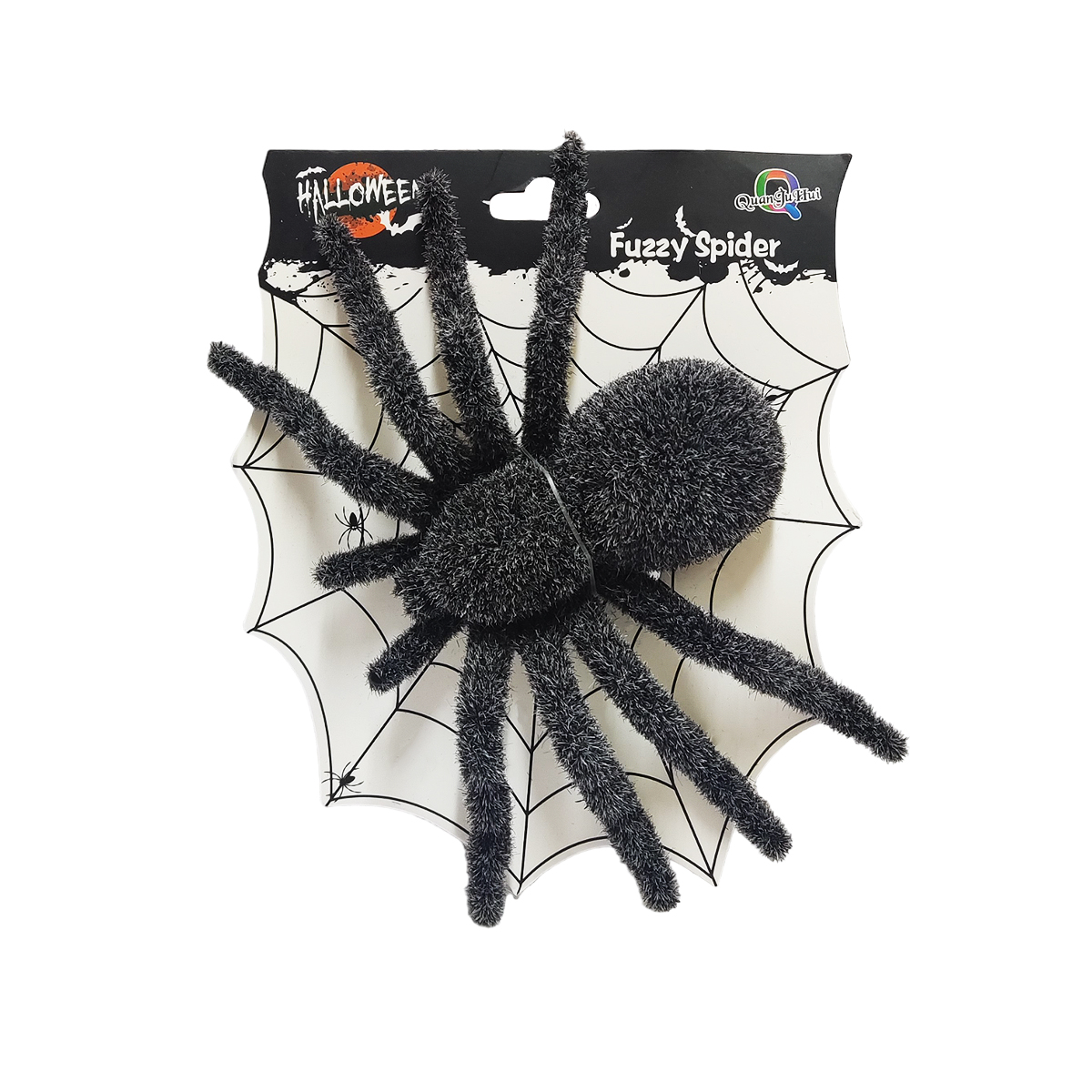 1-Piece Big Realistic Fuzzy Spider – Halloween Decorations – Party Time ...