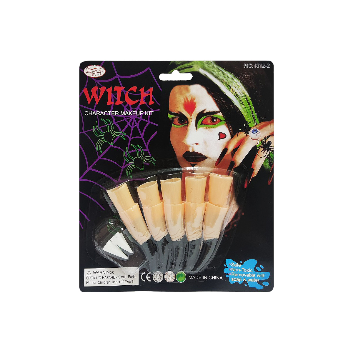 Vampire Fingernails & Fangs Set – Halloween Costume – Party Time Dubai