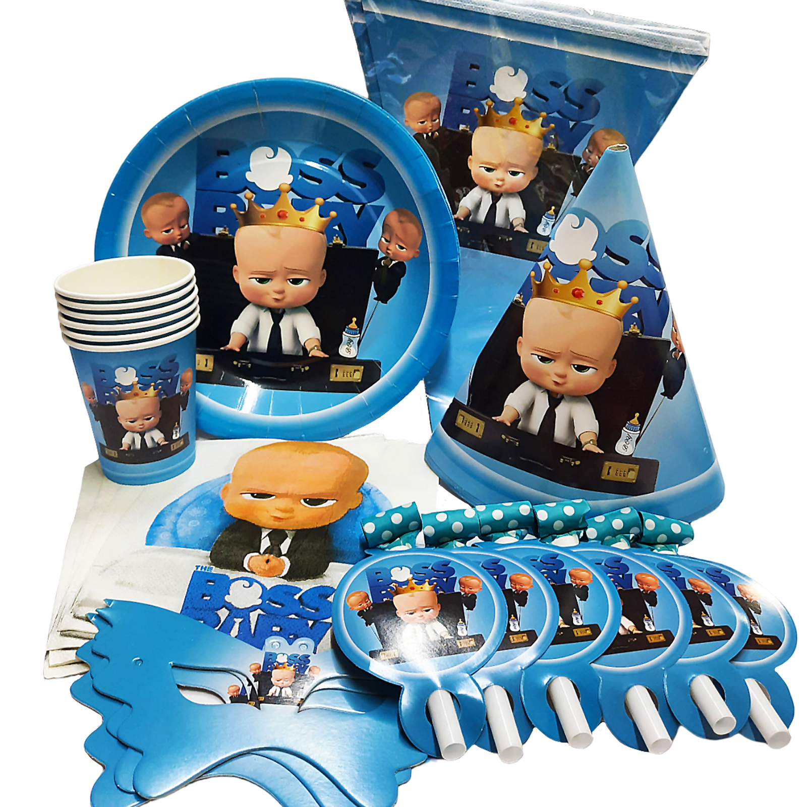 37-Pieces Boss Baby Party Packs Disposable Tableware Sets – Party ...