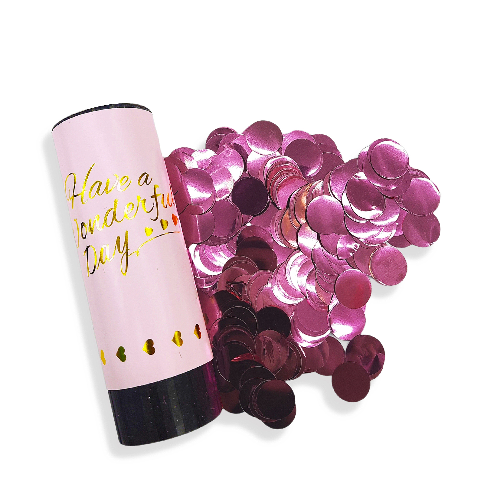 2-Pieces Mini Party Poppers, Pink – Party Supplies – Party Time Dubai