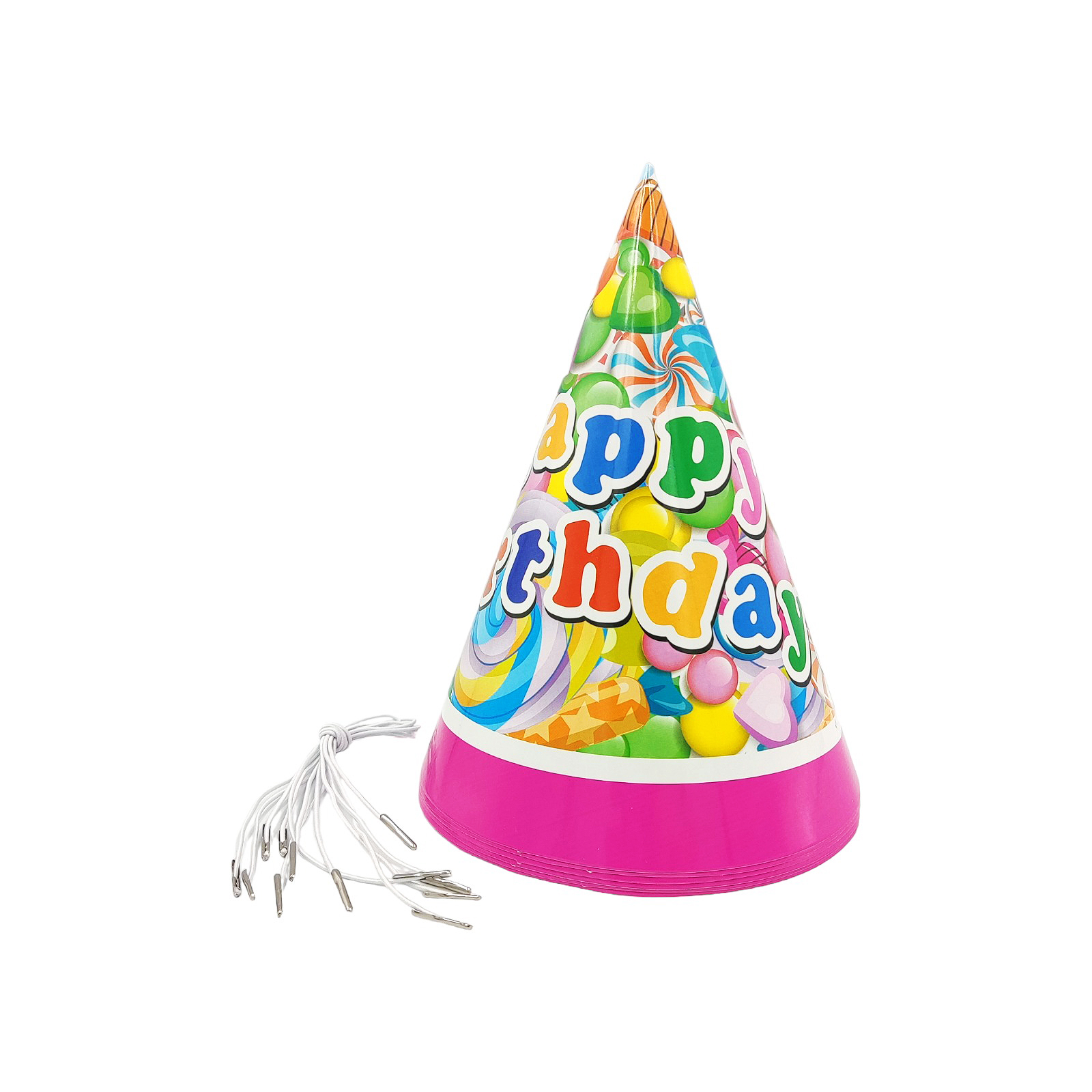 6-Pieces Happy Birthday Party Hats – Party Favors – Party Time Dubai