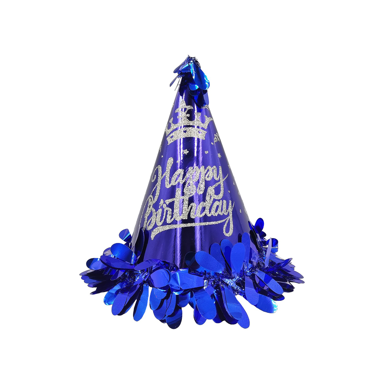 1-Piece Shiny Happy Birthday Party Hats, Blue – Party Favors – Party ...