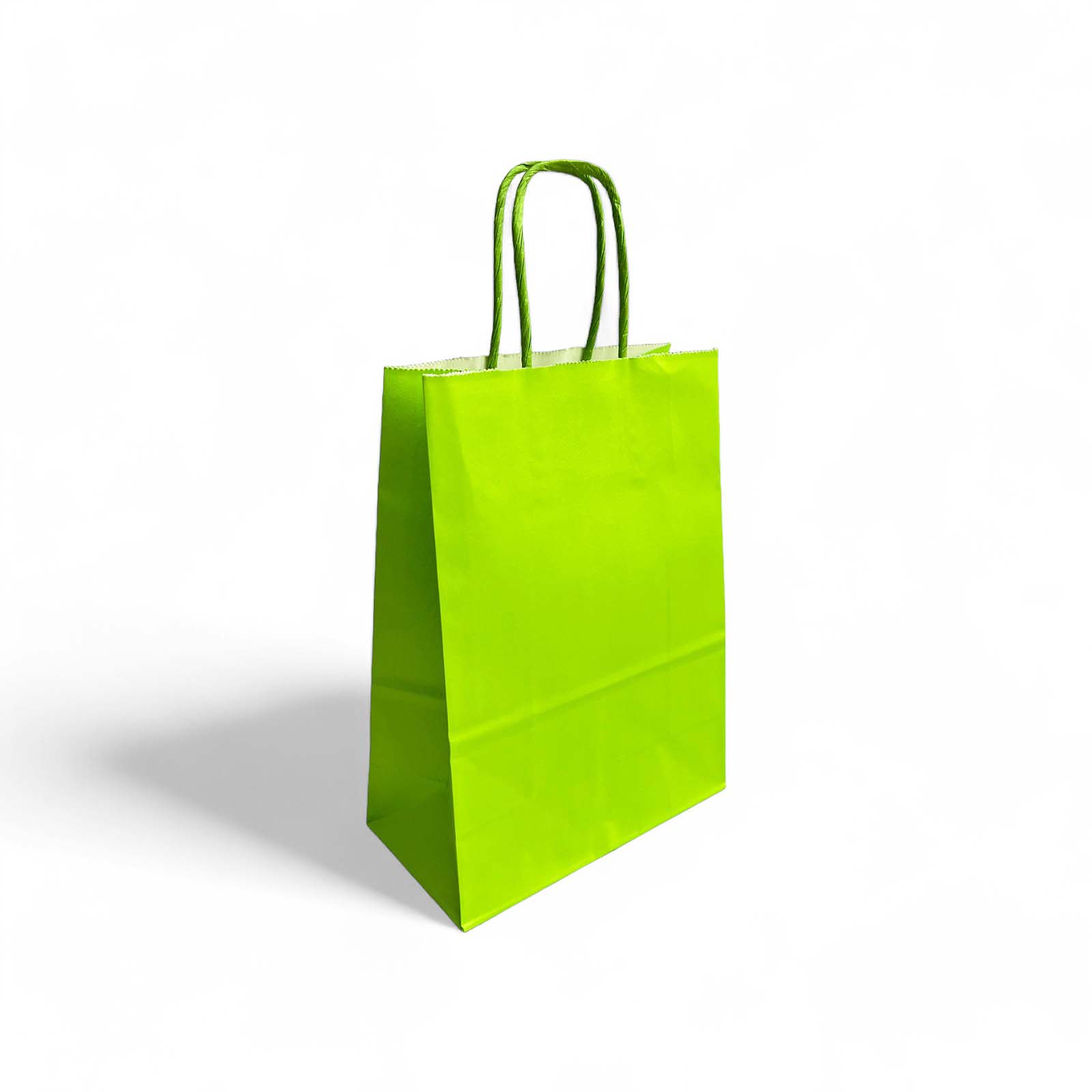 12-Pieces 22x15x8cm Light Green Kraft Bags – Party Favors Bag & Gift ...