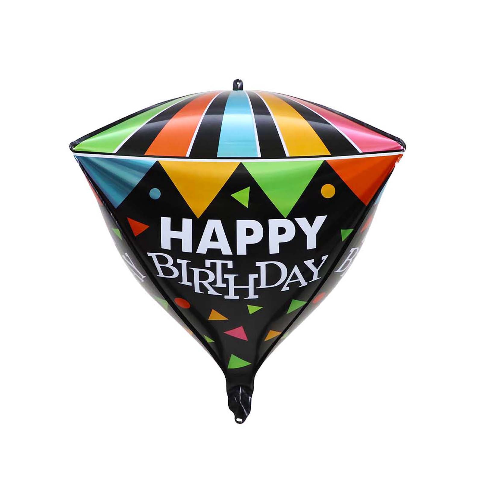 1 Piece 22″ Happy Birthday 4D Diamond Foil Balloon – Party Time Dubai