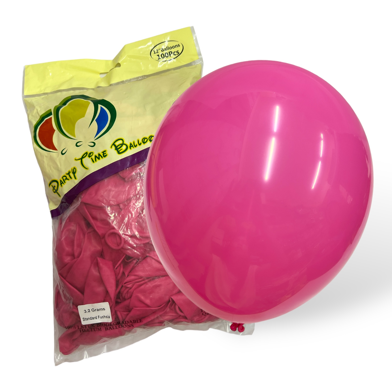100pcs 12″ 3.2g Party Time Standard Wild Berry Latex Balloons – Party ...
