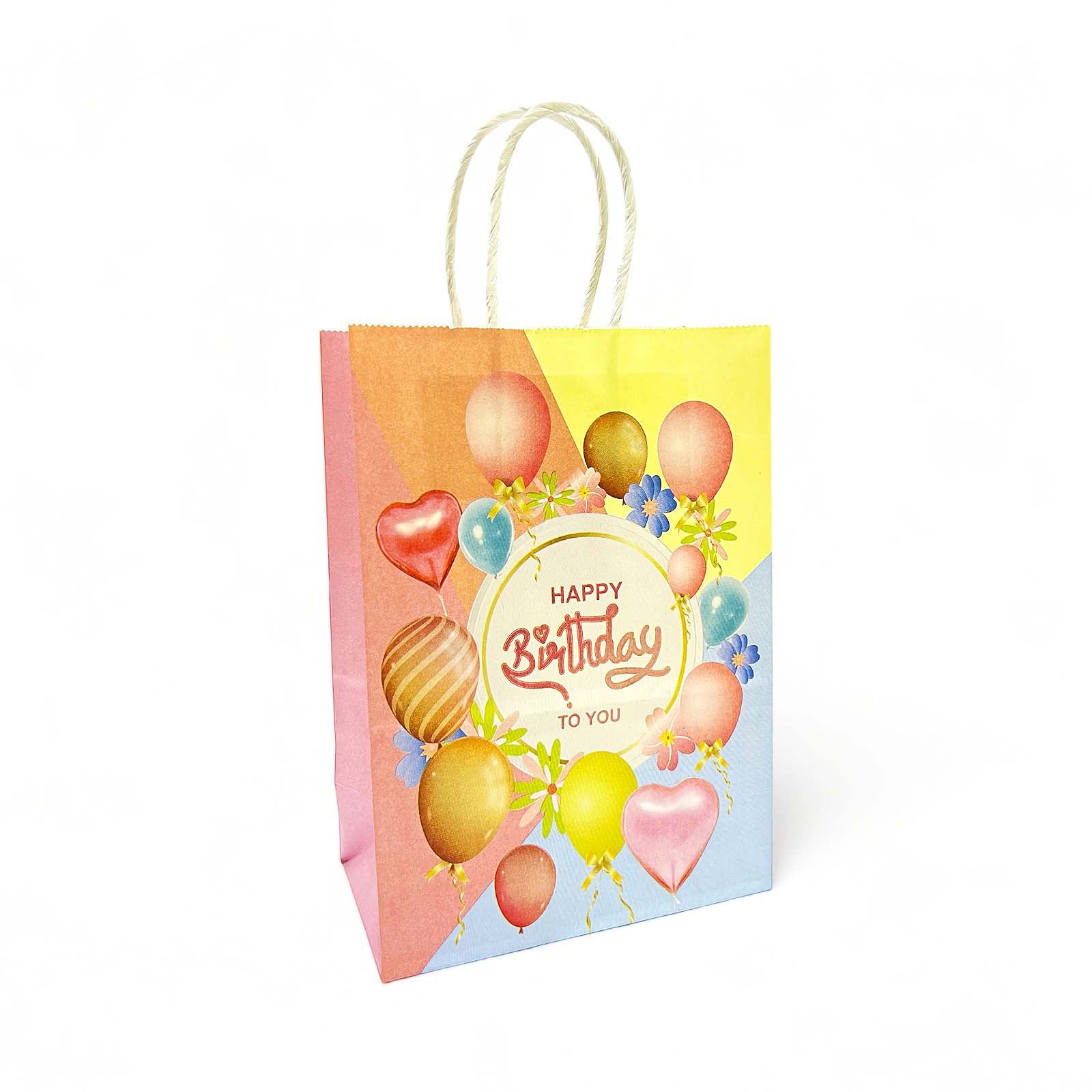 12-Pieces 22x15x8cm Happy Birthday Paper Bags – Birthday Party Favor ...