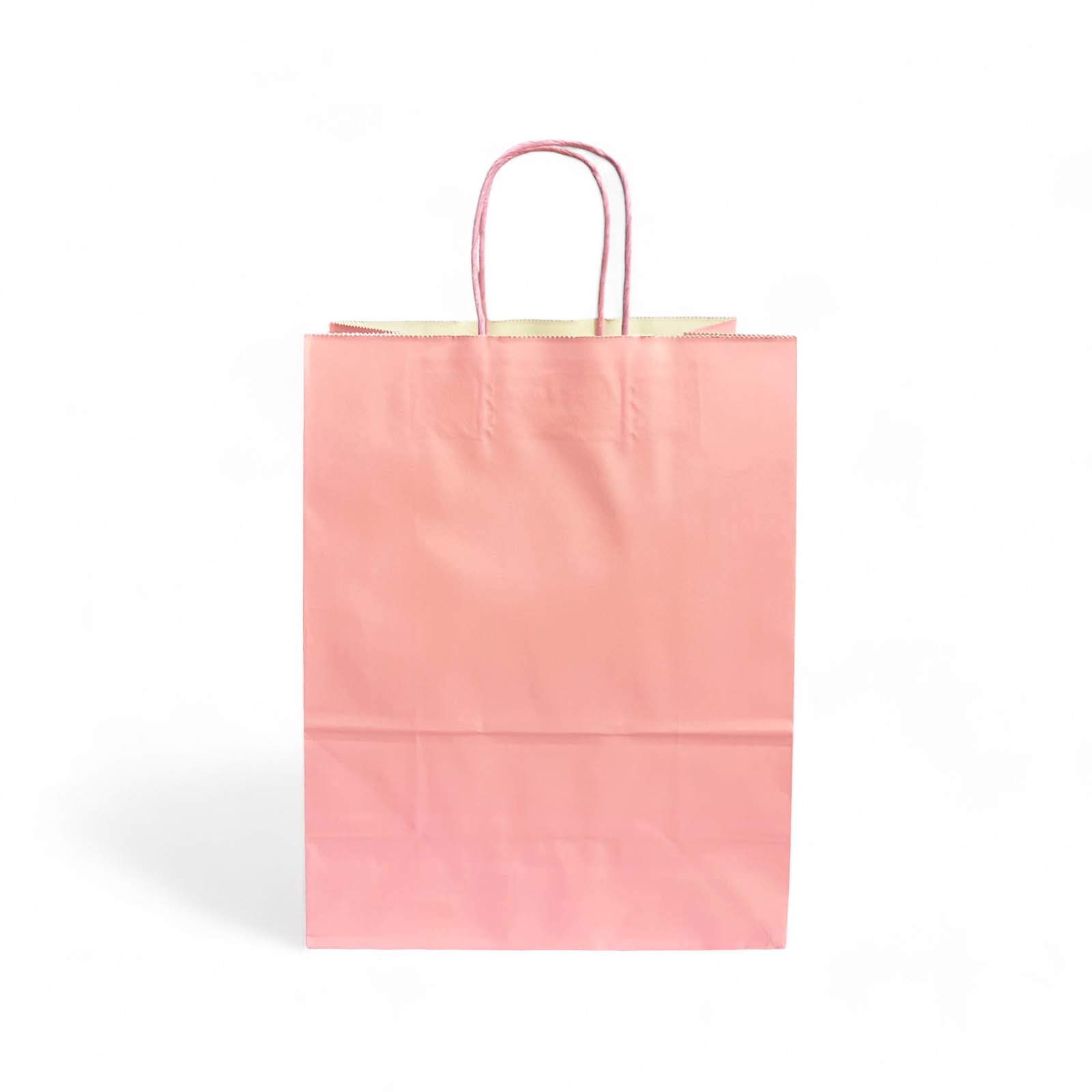 12-Pieces 33x26x12cm Light Pink Kraft Bags – Party Favor Bag & Gift ...