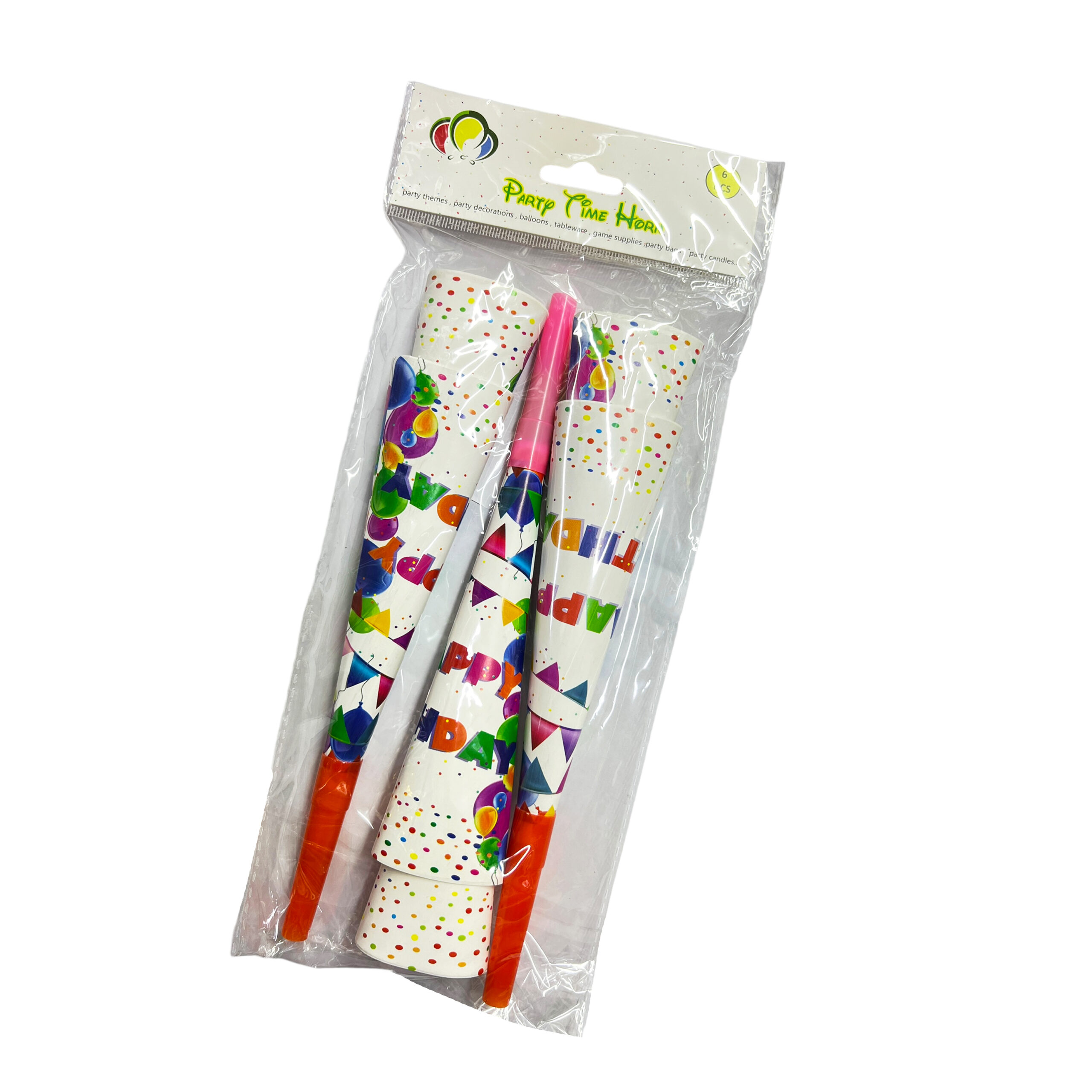 6-Pieces Happy Birthday Party Horns, Birthday Party Favors – Party Time ...