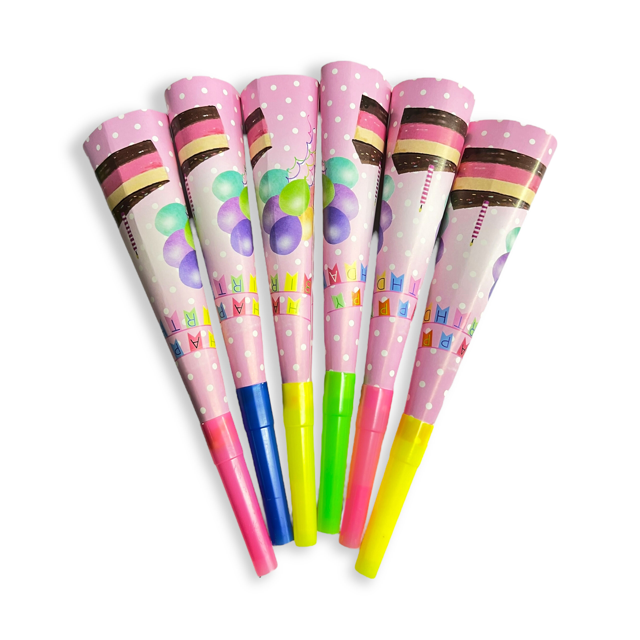 6-Pieces Happy Birthday Party Horns, Birthday Party Favors – Party Time ...