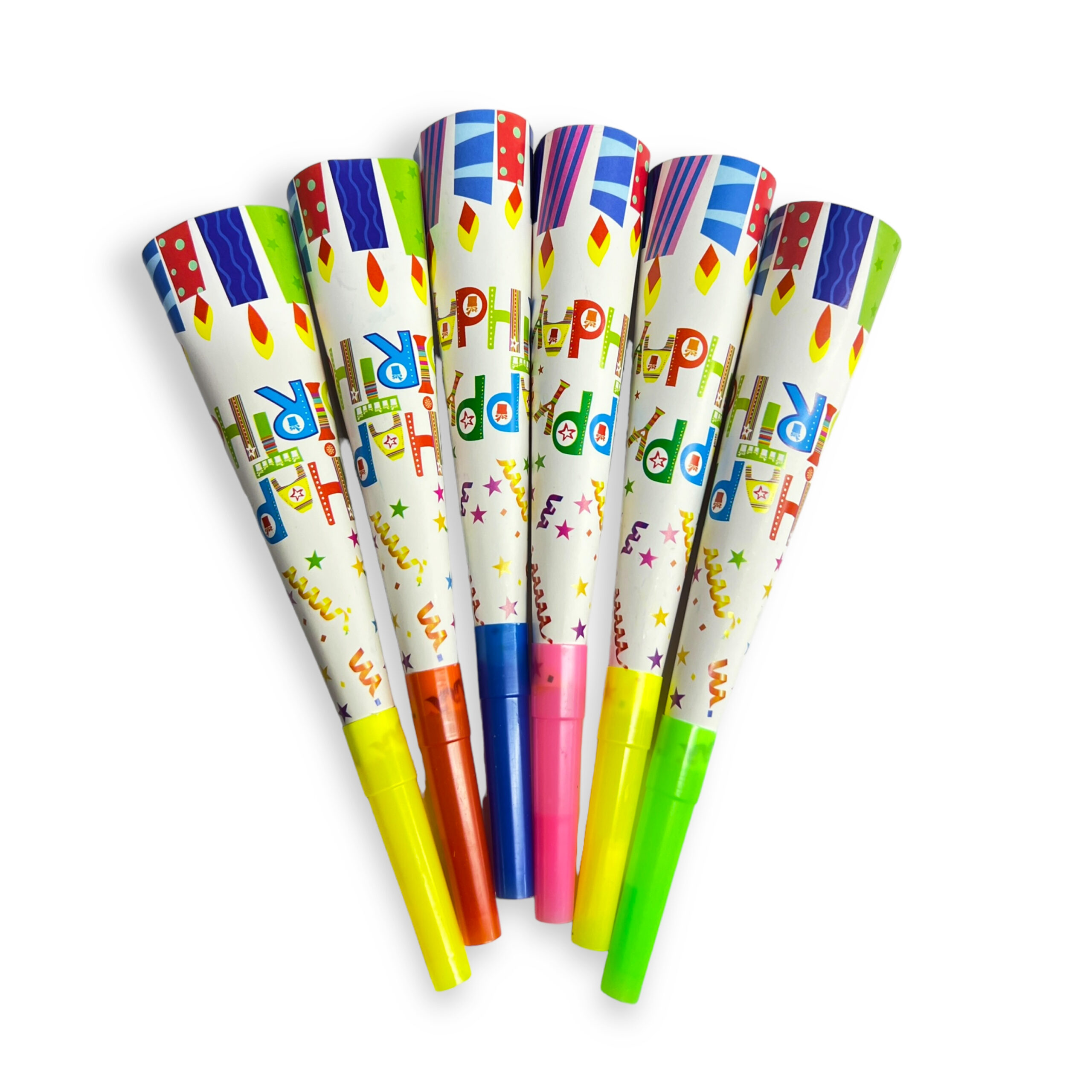 6-Pieces Happy Birthday Party Horns, Birthday Party Favors – Party Time ...