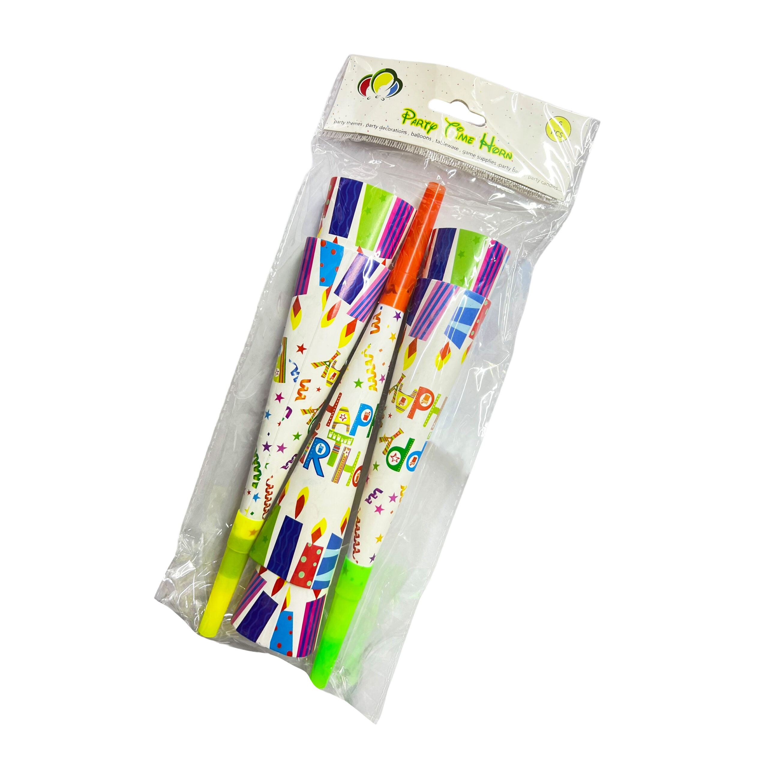 6-Pieces Happy Birthday Party Horns, Birthday Party Favors – Party Time ...