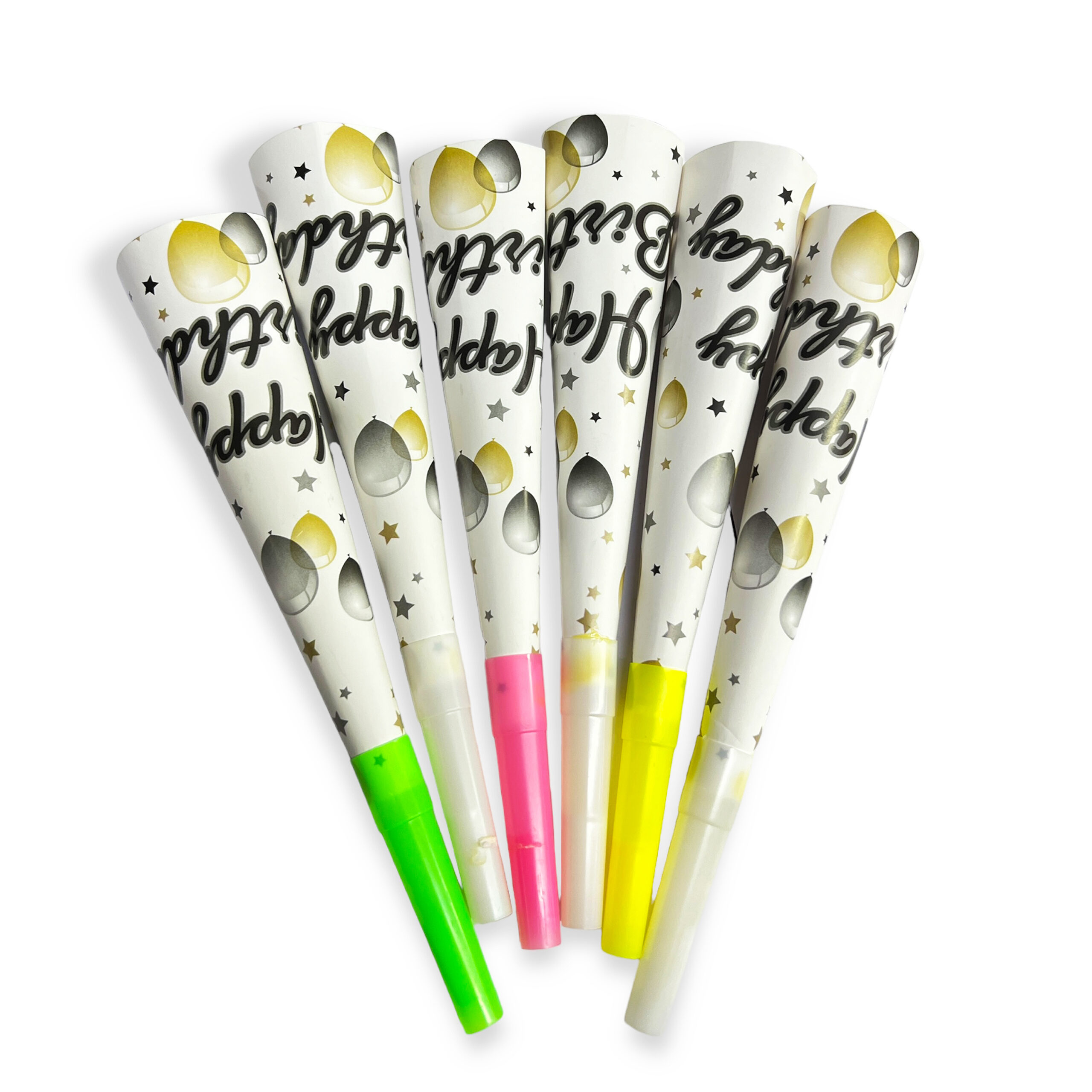 6-Pieces Happy Birthday Party Horns, Birthday Party Favors – Party Time ...