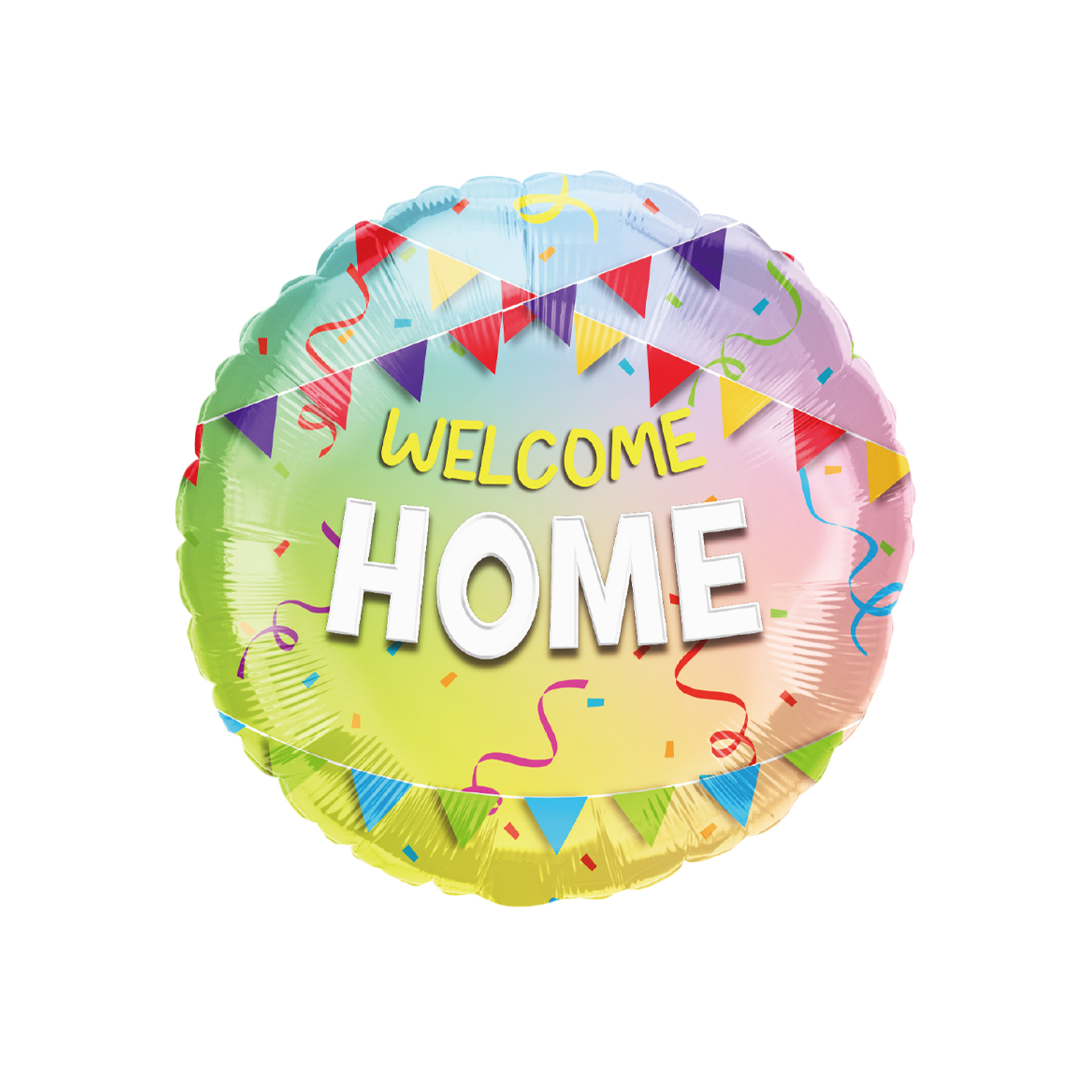 1 Piece 18″ Round Welcome Home Foil Balloon – Party Time Dubai