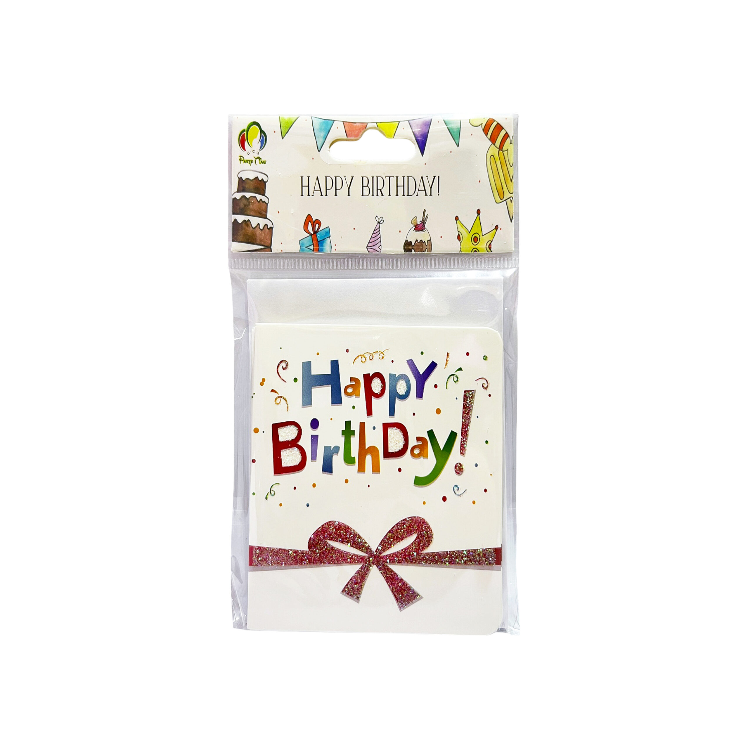 6pcs Mini Happy Birthday Greeting Cards with Envelope – Party Time Dubai