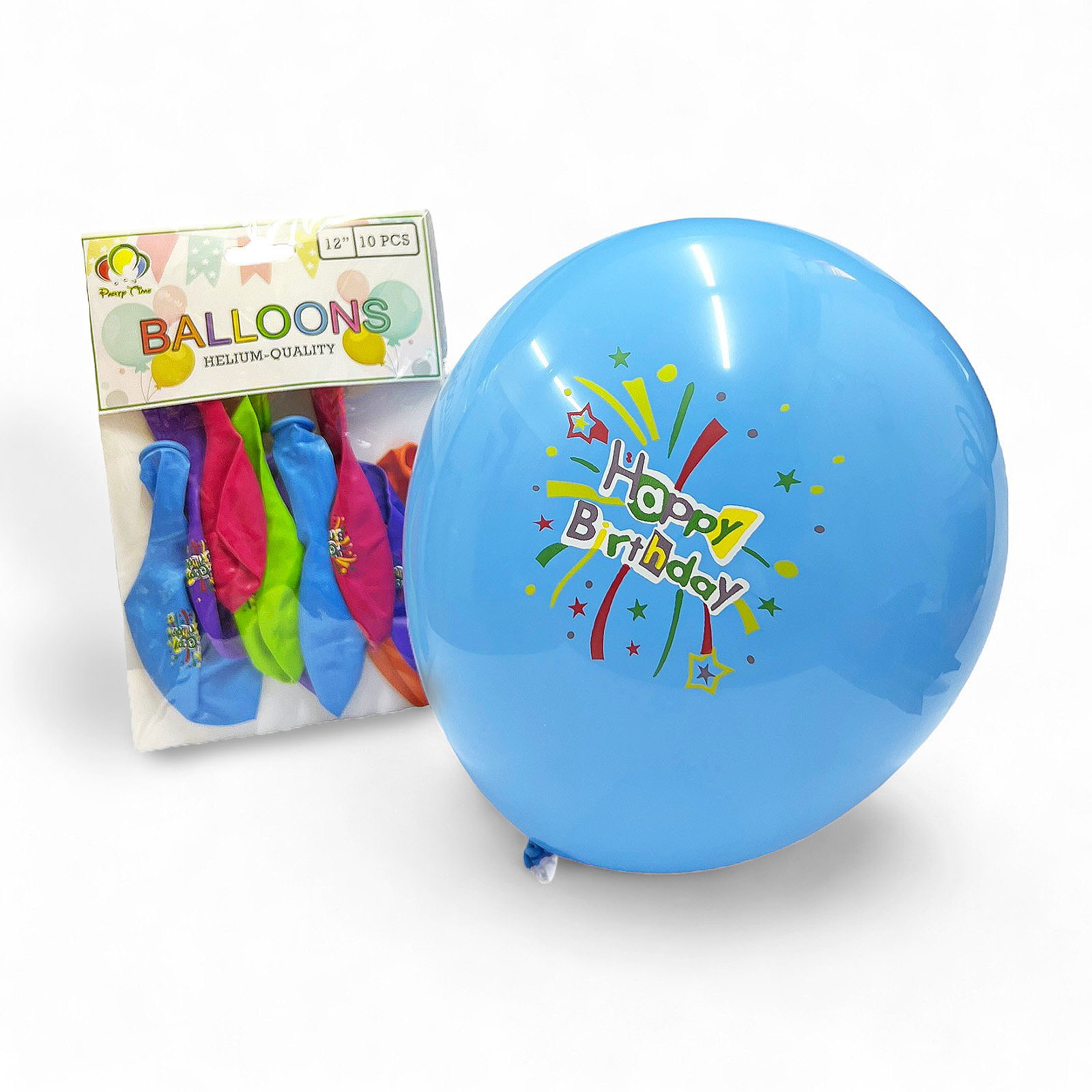 10pcs 12″ Happy Birthday Latex Balloons – Birthday Decoration – Party ...