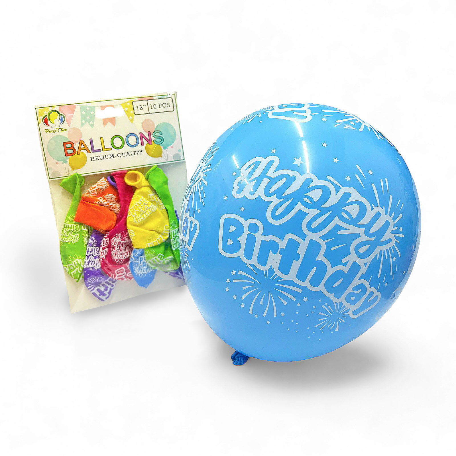 10pcs 12″ Happy Birthday Latex Balloons – Birthday Decoration – Party ...
