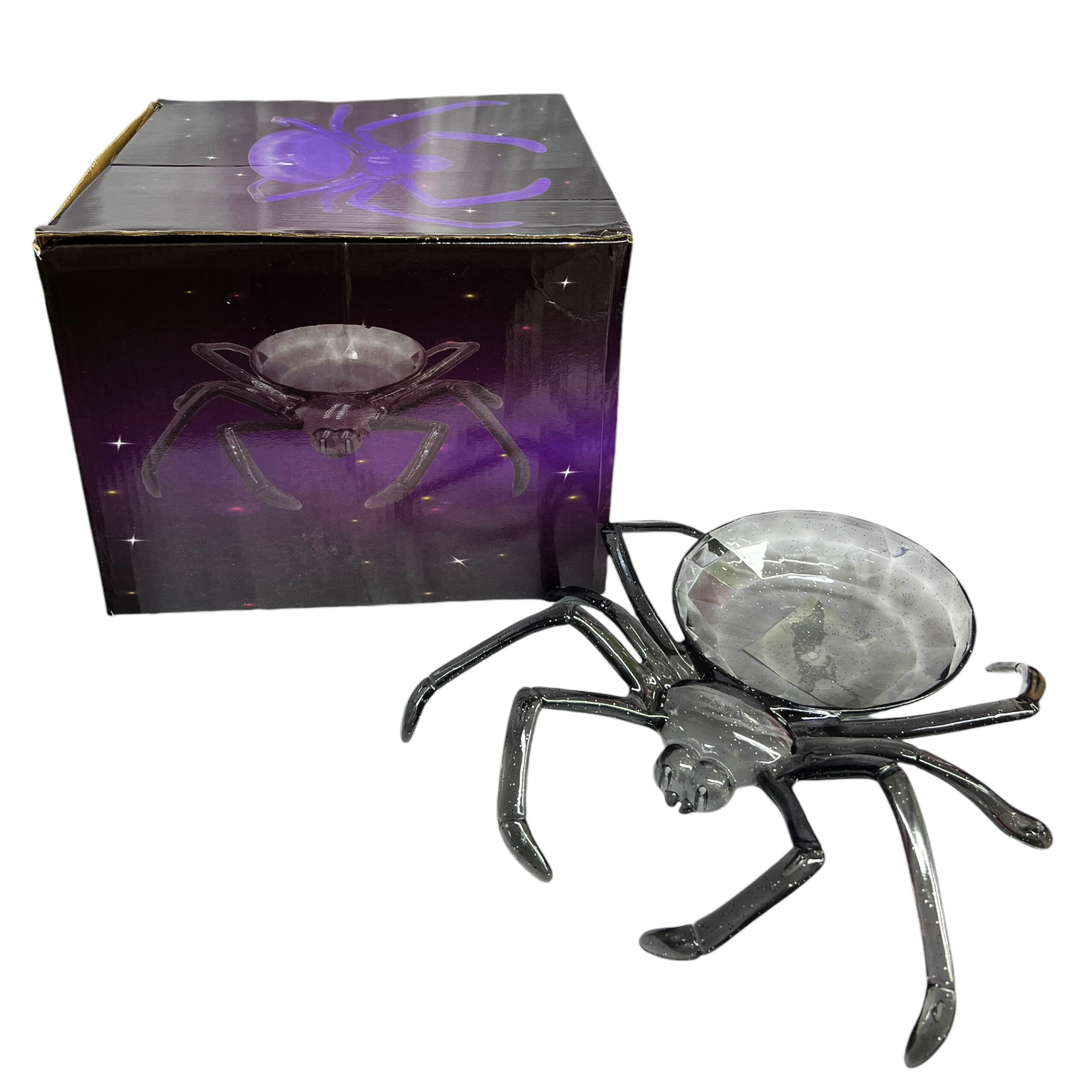 Box of 12pcs Spider Candy Bowl, Halloween Trick or Treat Candy Holder ...