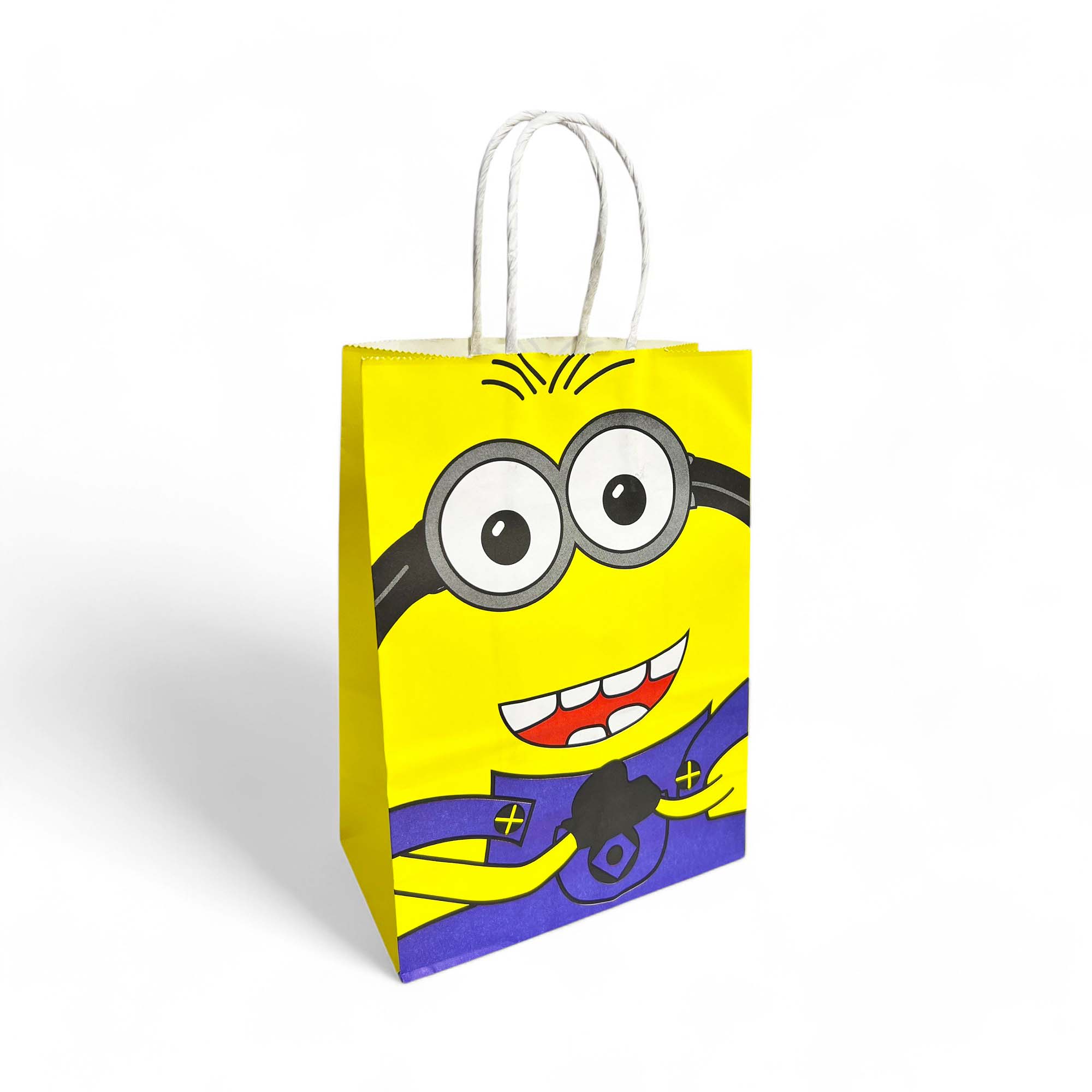 12-Pieces 22x15x8cm Minions Paper Bags – Theme Birthday Party Favor ...
