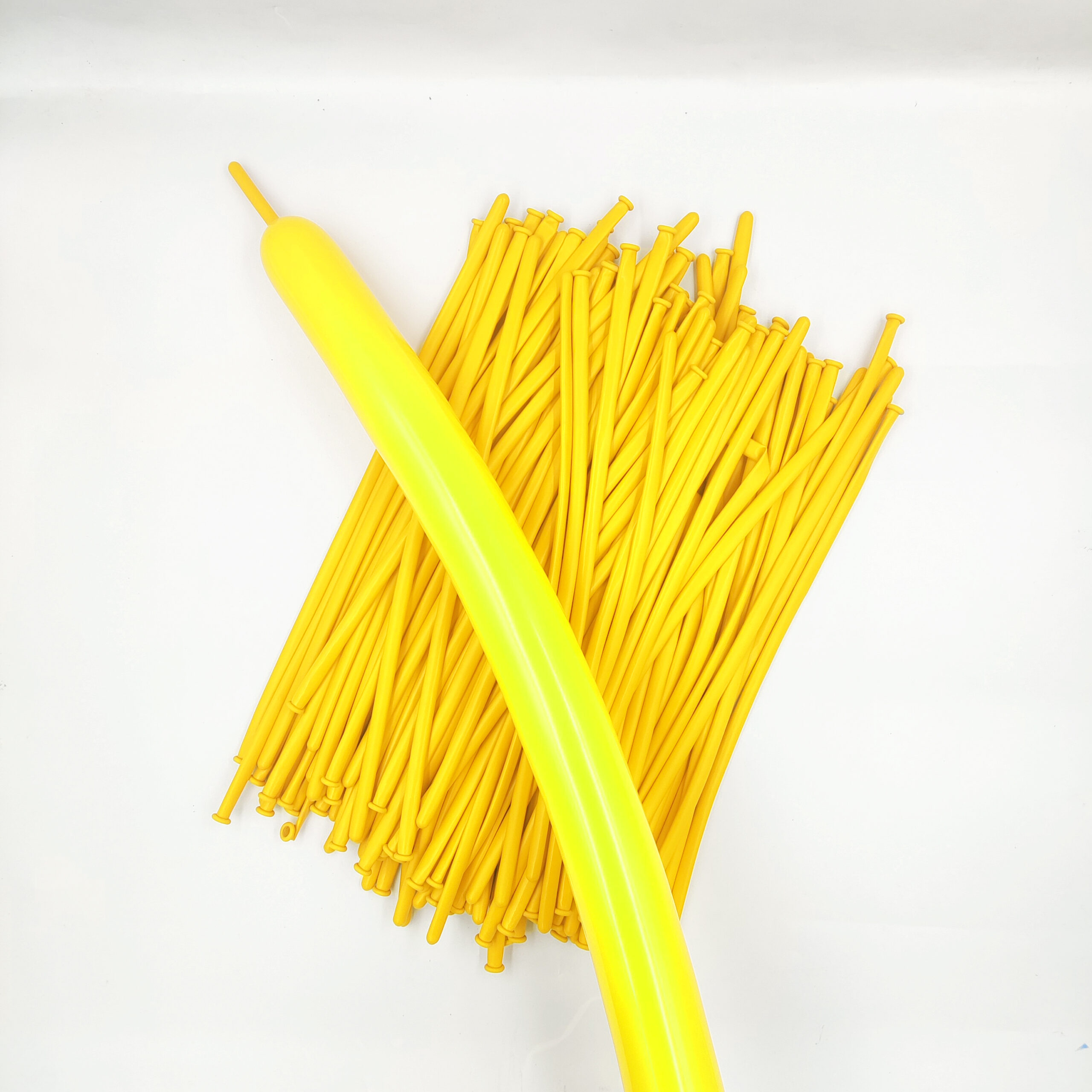 100-Pieces 260q Long Balloons, Yellow – Party Time Dubai