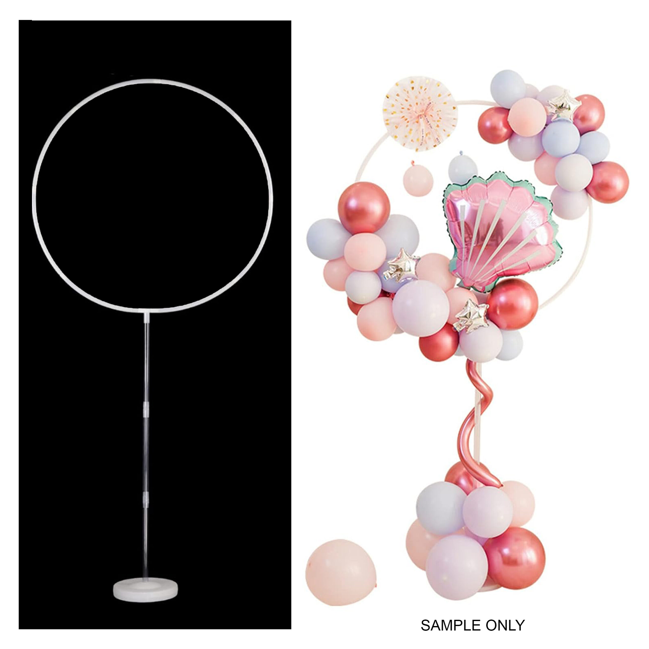 76x166cm Round Balloon Stand, Balloon Column – Balloon Decoration ...