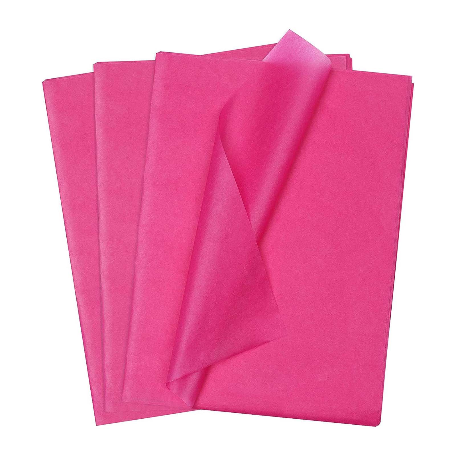 50pcs 50.8x66cm Sheets Tissue Gift Wrap – Dark Pink – Party Time Dubai