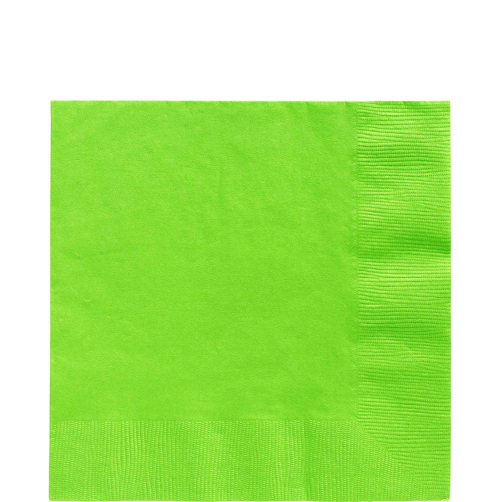 6pcs 2-Ply Colored Paper Napkins, Light Green – Party Time Dubai