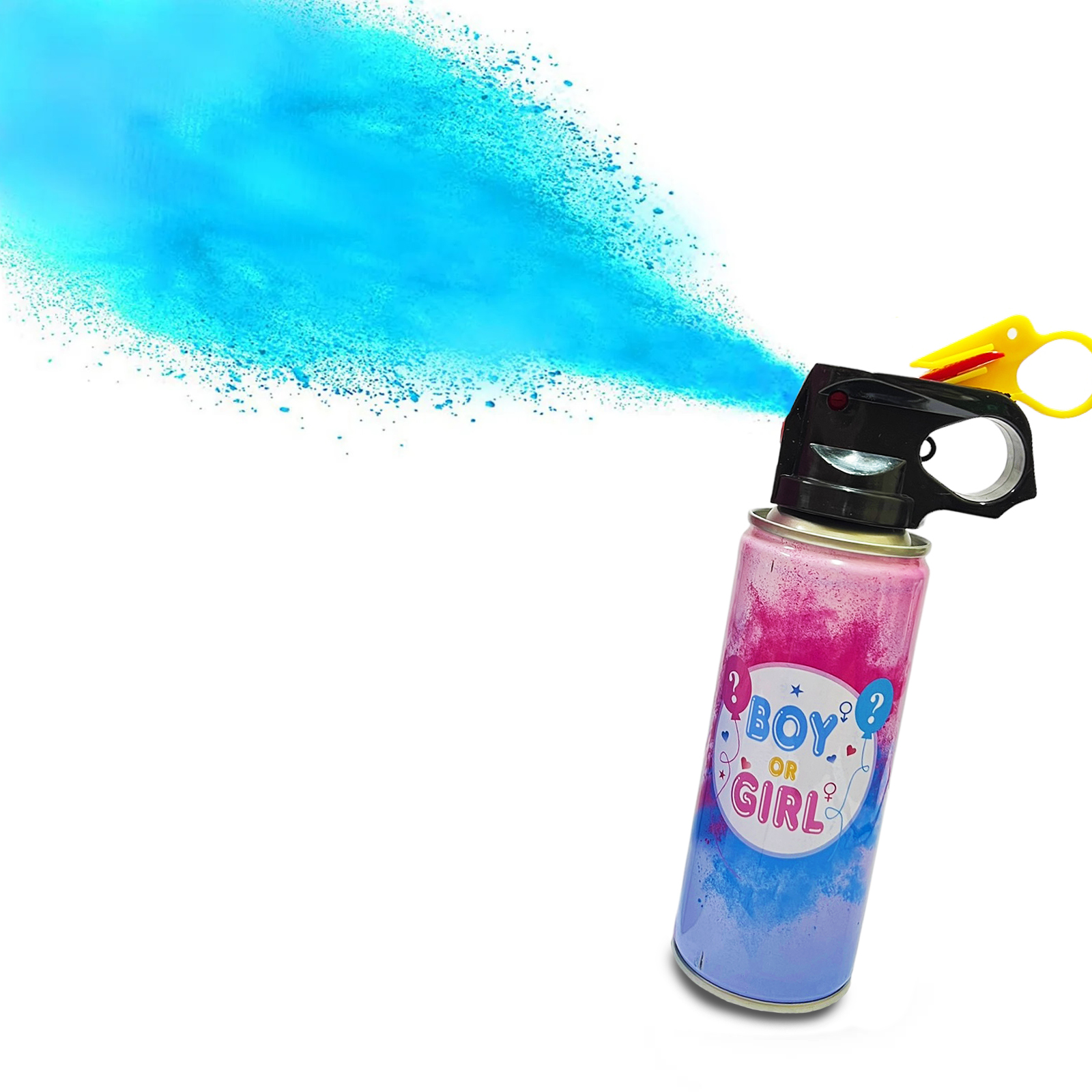 250ml Blue Gender Reveal Spray – Biodegradable Extinguisher Powder ...