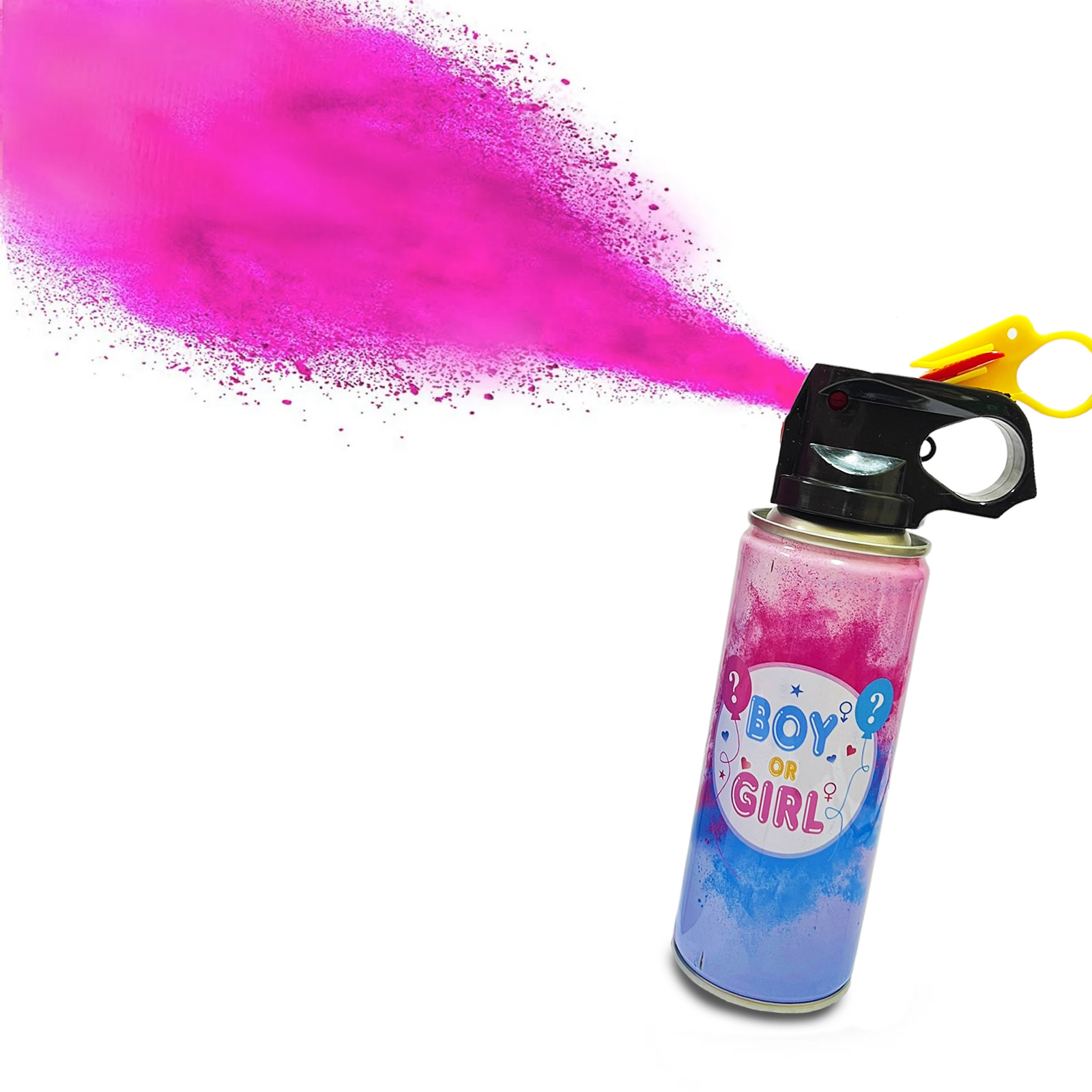 250ml Pink Gender Reveal Spray – Biodegradable Extinguisher Powder ...